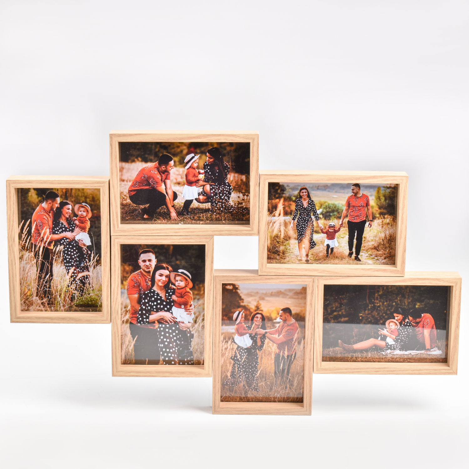 6 Photo Collage Wooden Frame Delivery in Singapore - FNP SG