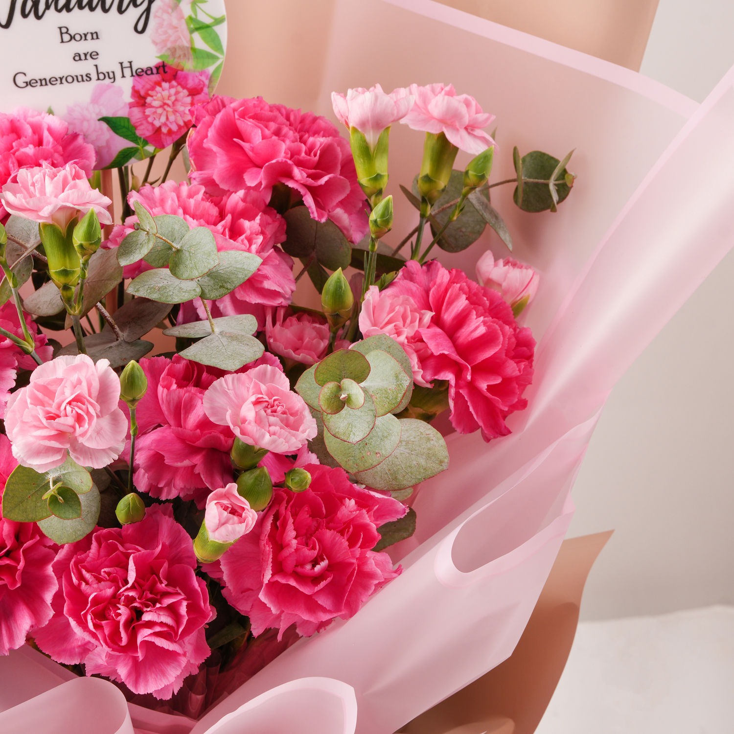 Birthday Wish Carnations Bouquet Delivery in Singapore - FNP SG