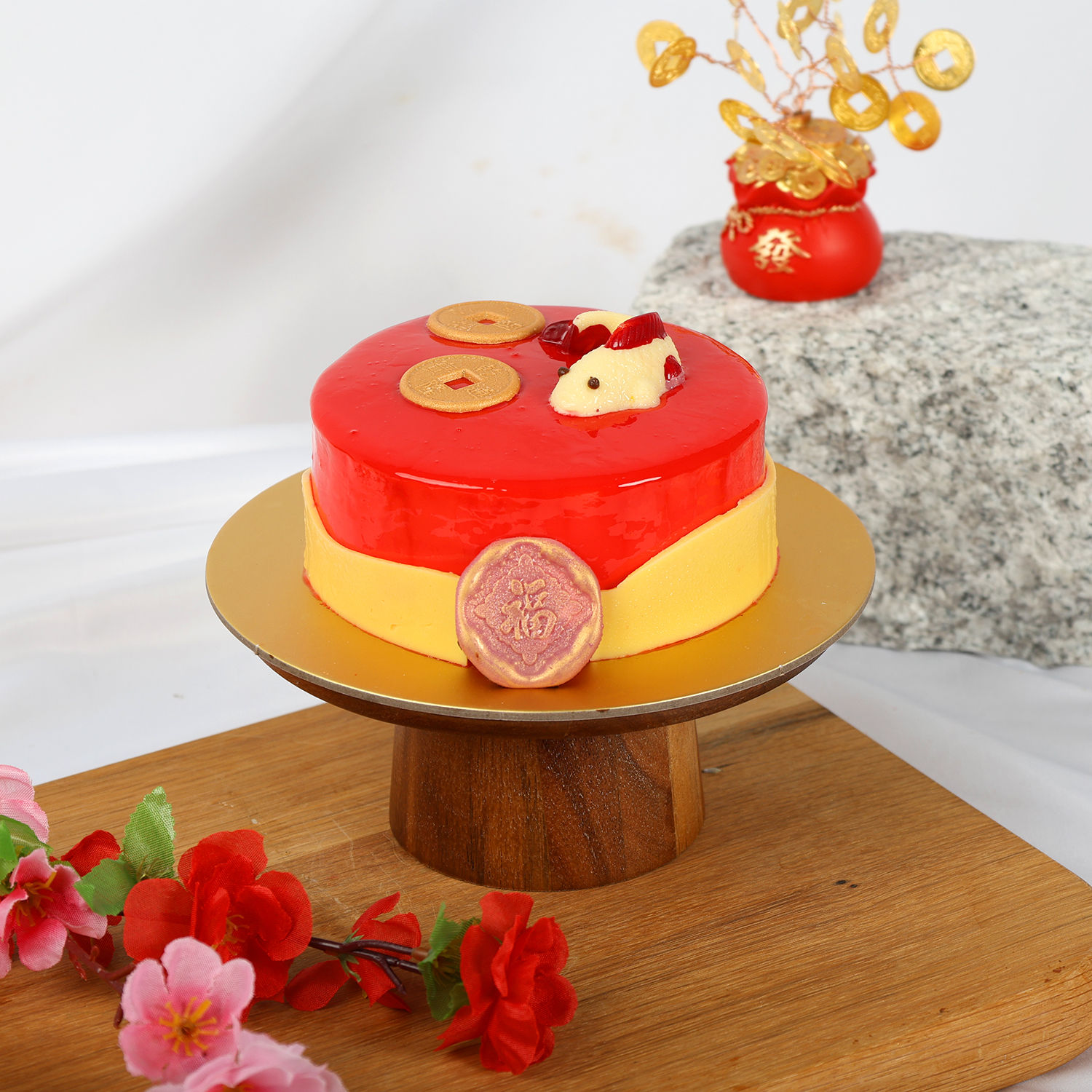 CNY Themed Cake Delivery in Singapore - FNP SG