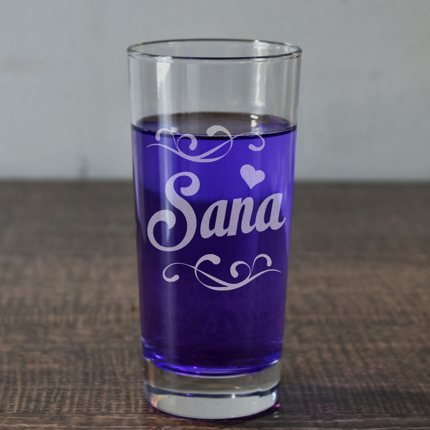 Personalised Engraved Water Glass Delivery in Singapore - FNP SG