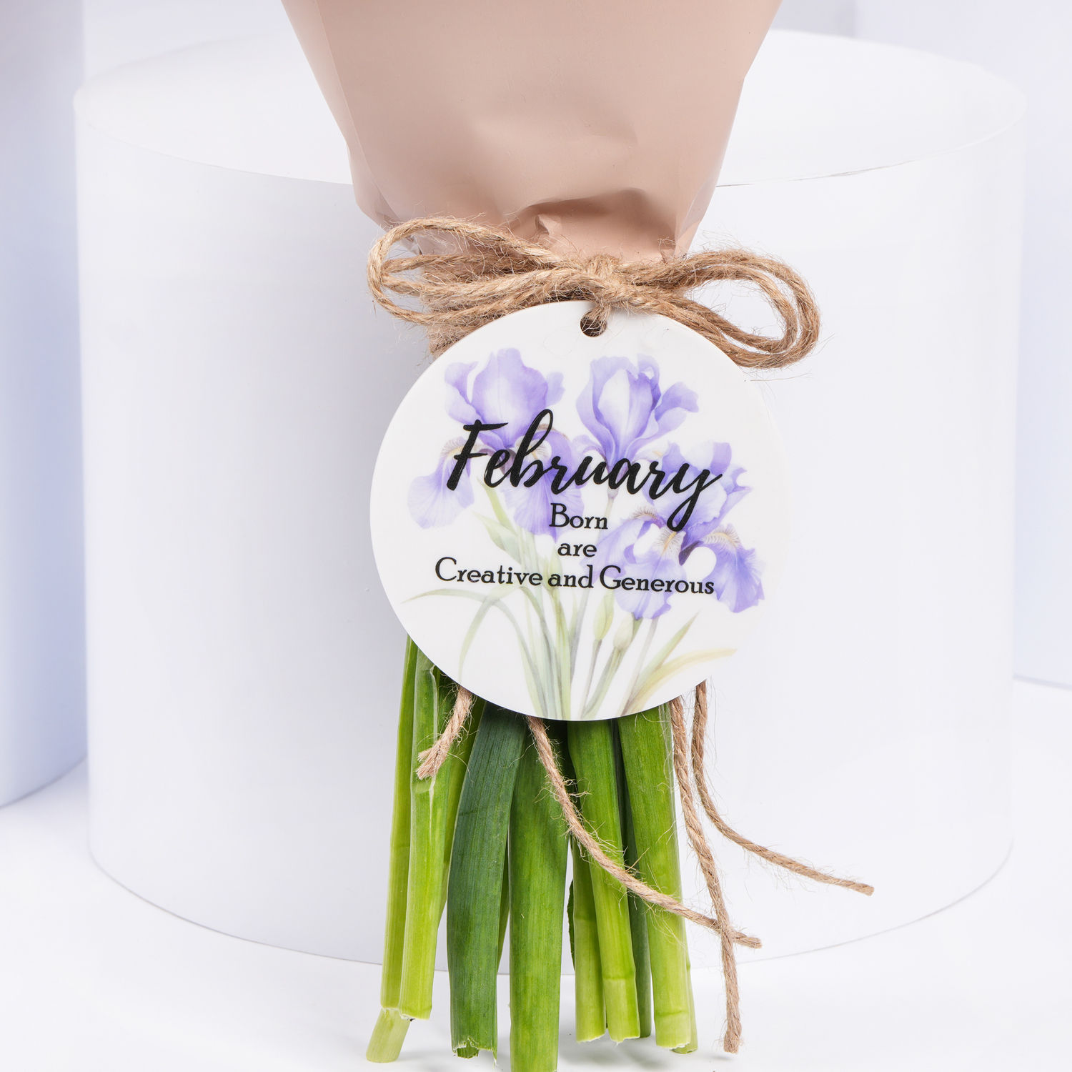 February Birthday Iris Flower Bouquet Delivery in Singapore - FNP SG