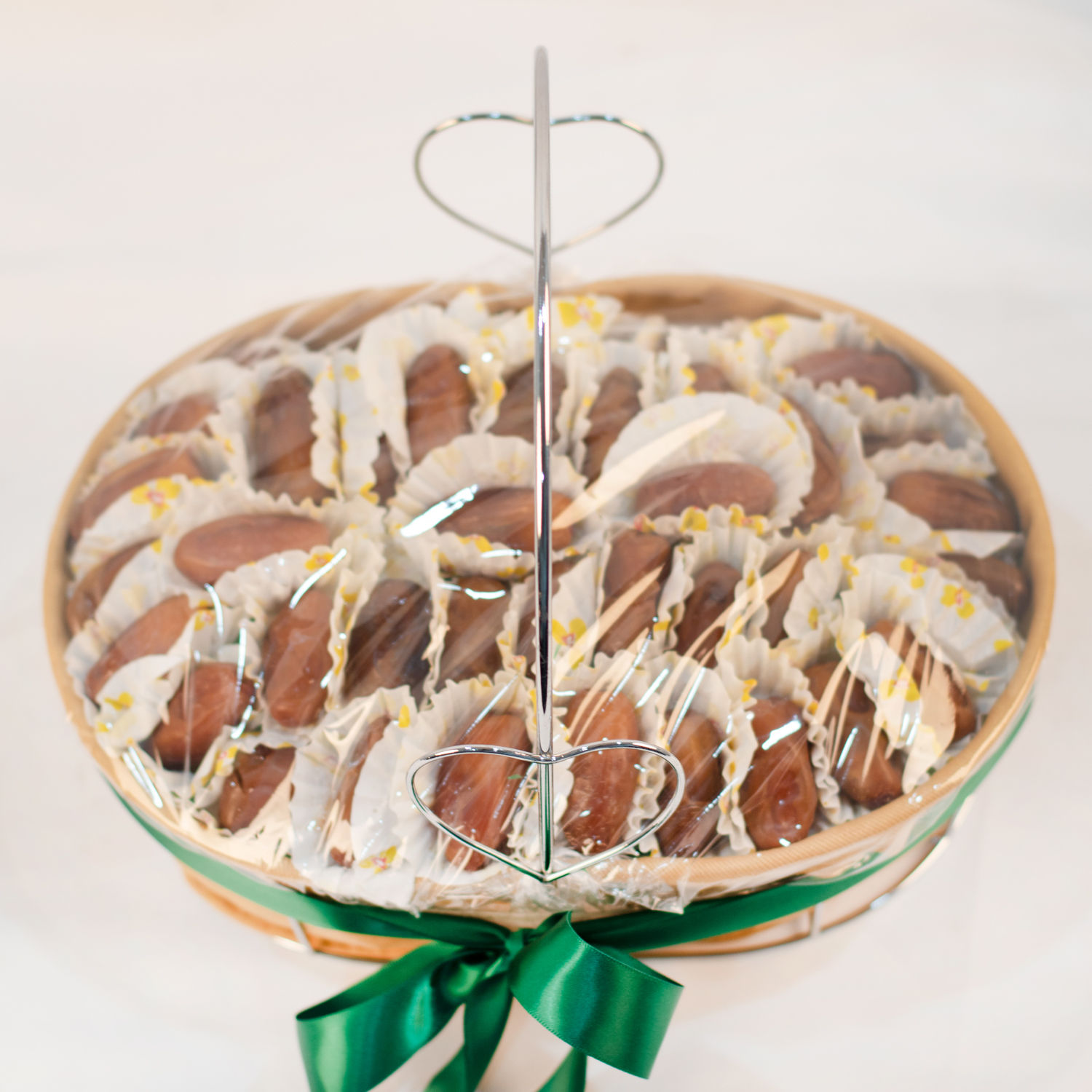 Dates and Oval Metal Biscuit Basket Delivery in Singapore - FNP SG