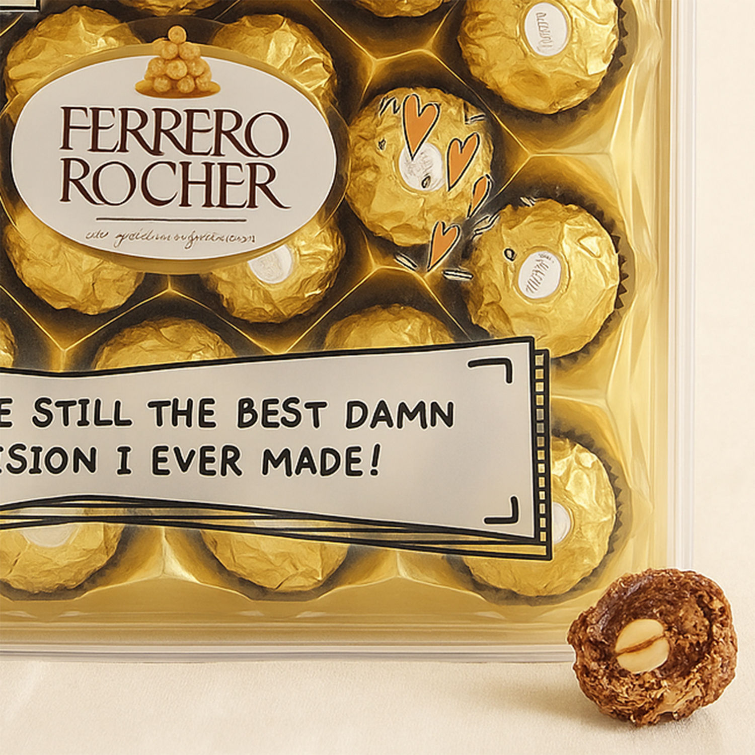 Personalised Love You Ferrero Rocher Box Delivery in Singapore - FNP SG
