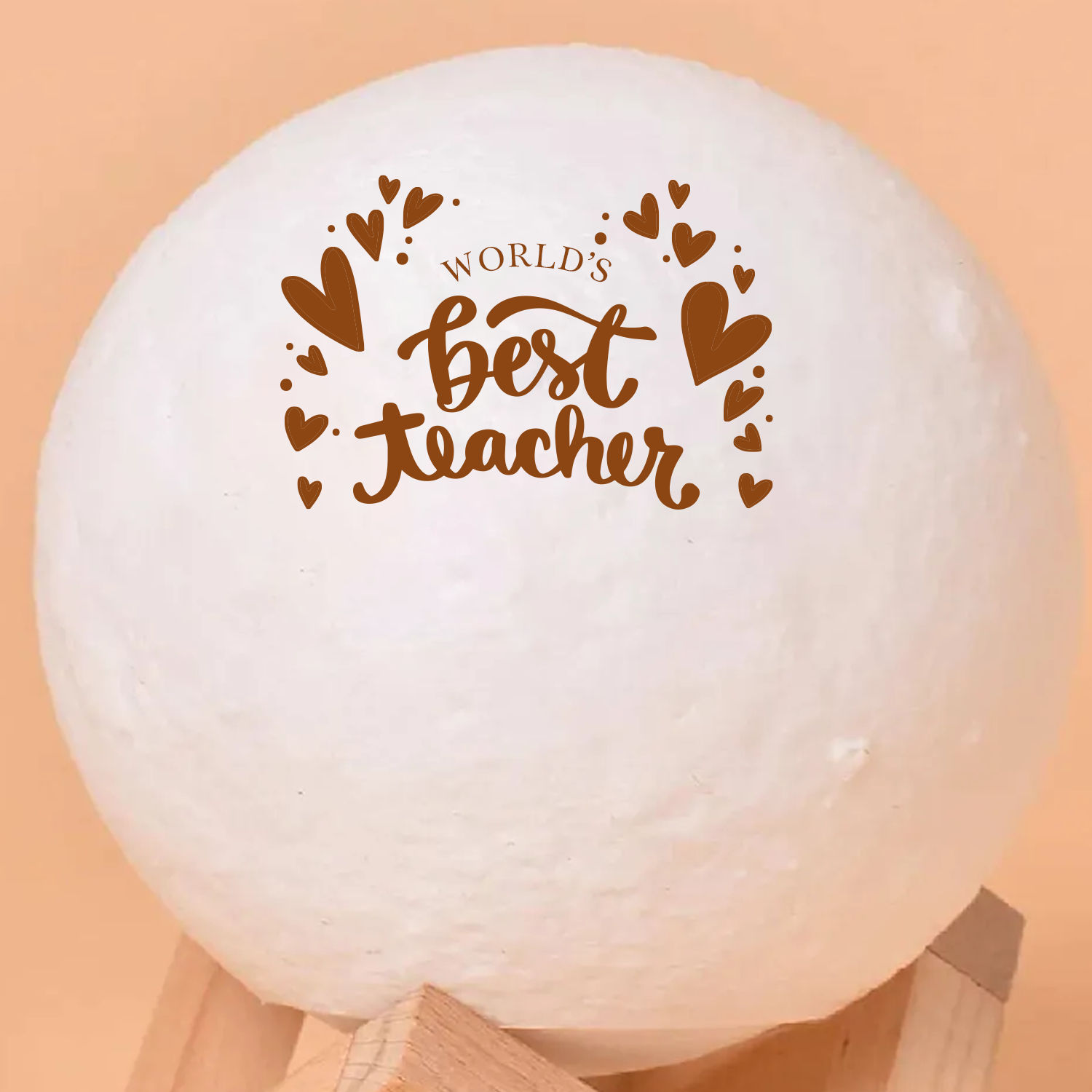 World Best Teacher Moon Lamp Delivery in Singapore - FNP SG