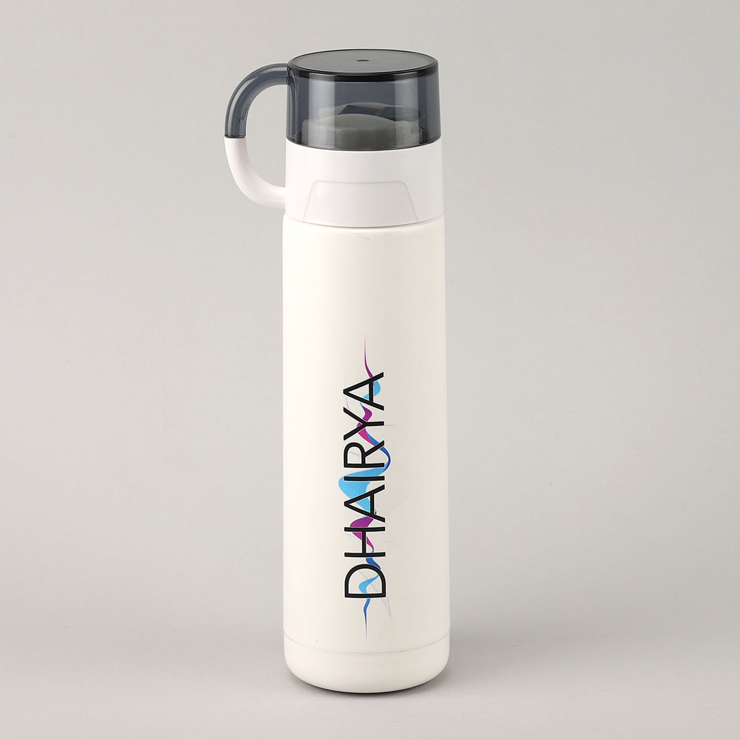 Personalised White Thermosteel Cup Flask Delivery in Singapore - FNP SG