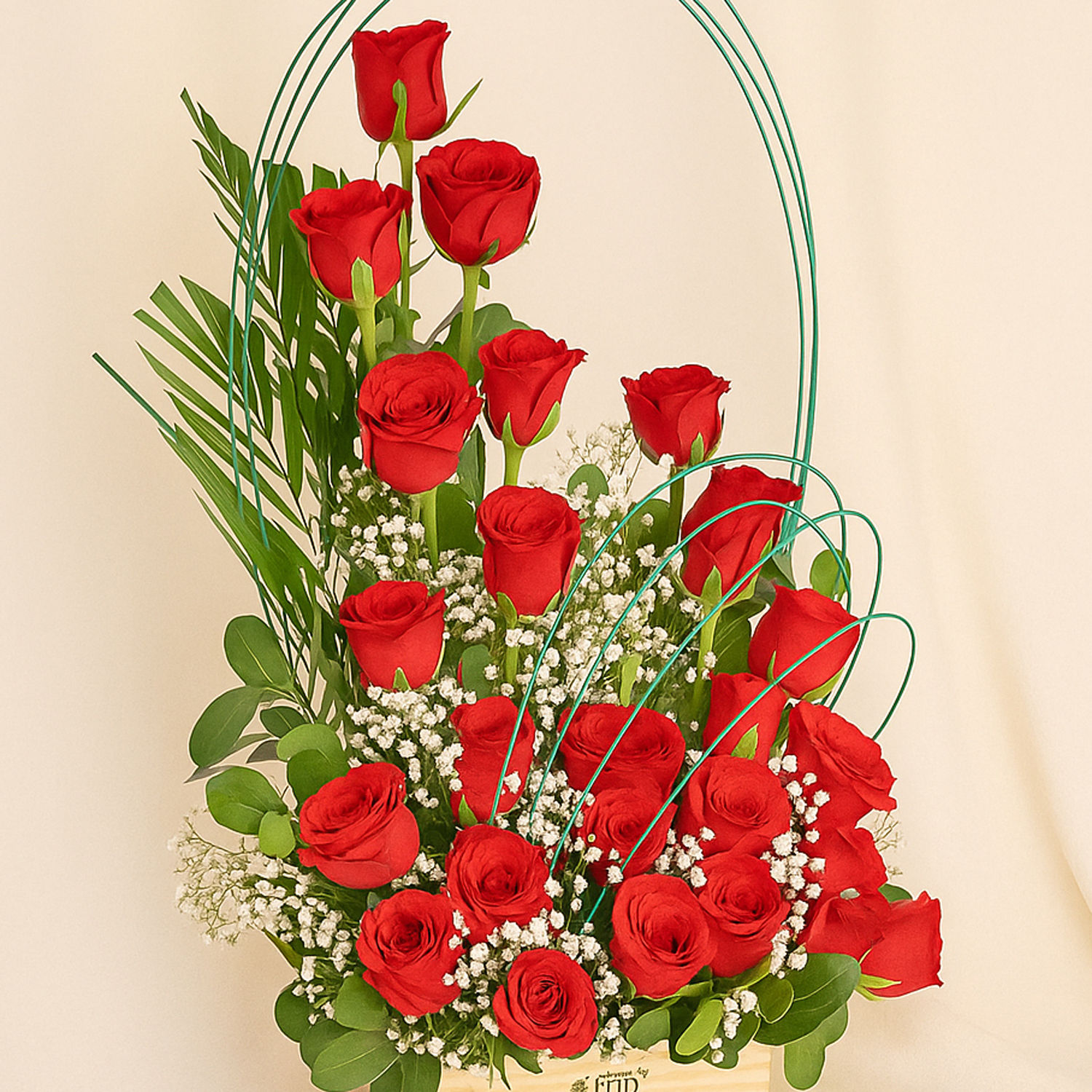 24 Red Roses Vase Delivery in Singapore - FNP SG