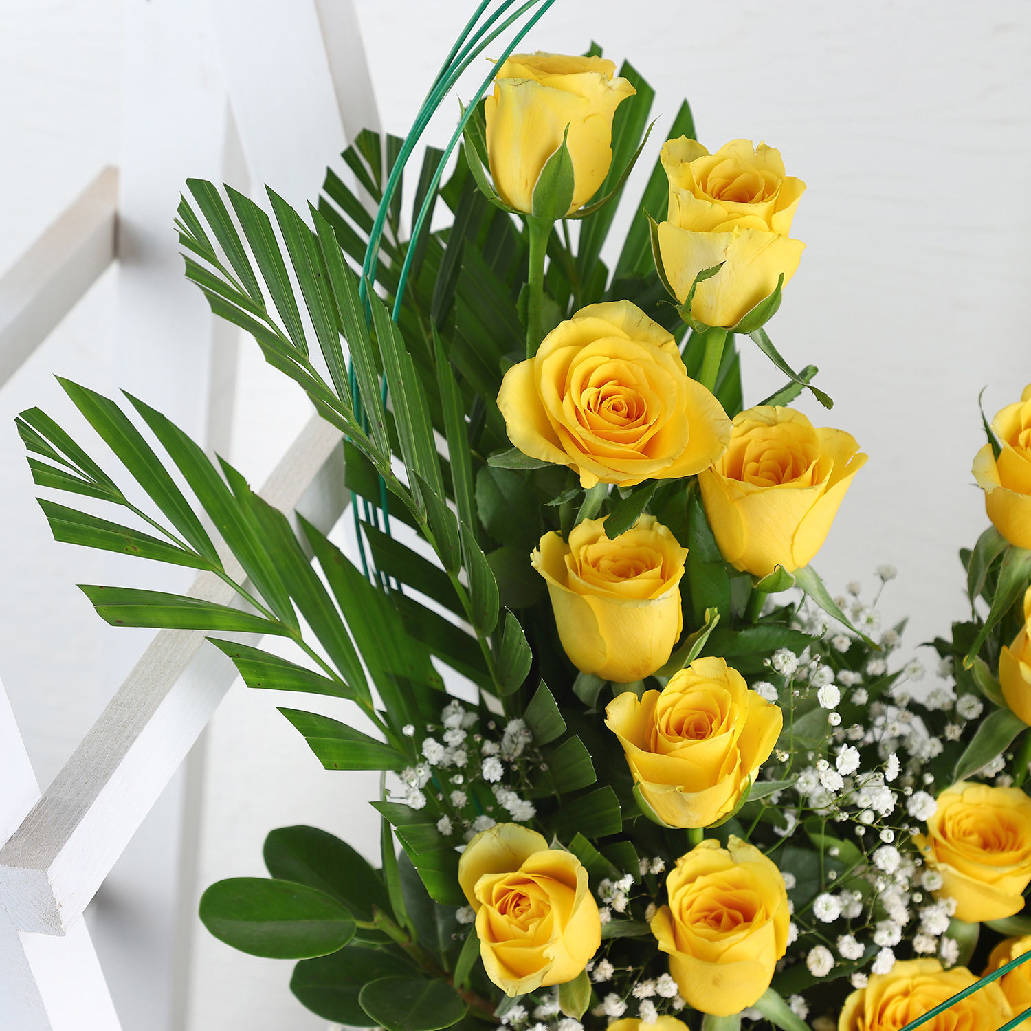 Yellow Roses Basket Arrangement Delivery in Singapore - FNP SG