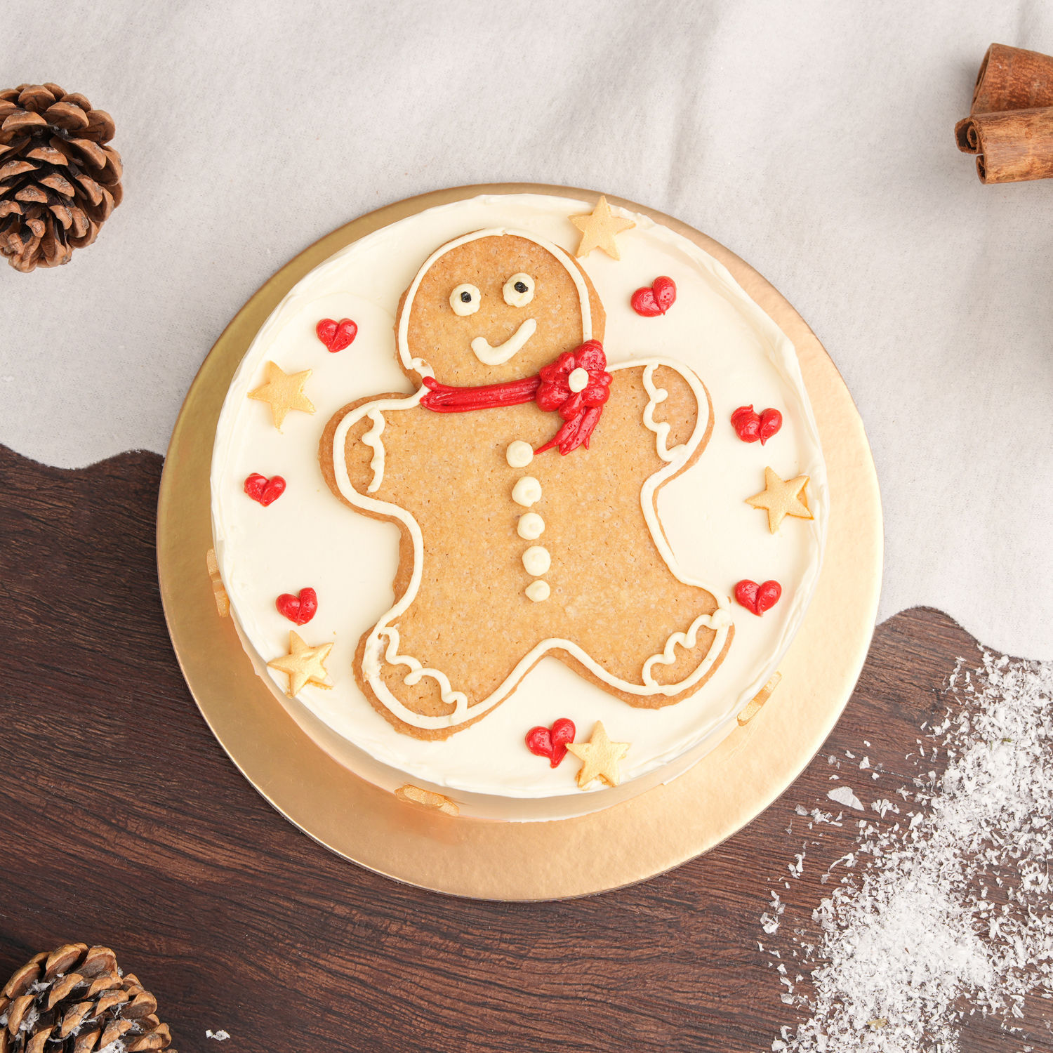 Ginger Man Holiday Cake Delivery in Singapore - FNP SG