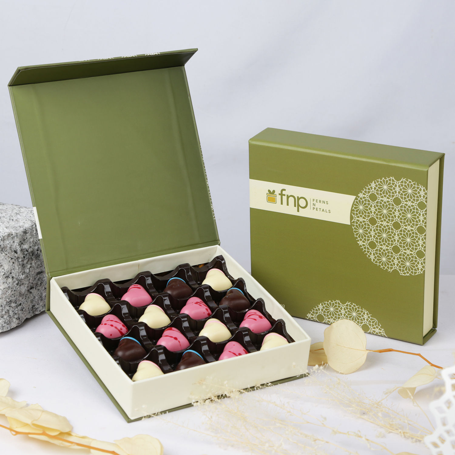 Chocolate Heart Box Delivery in Singapore - FNP SG