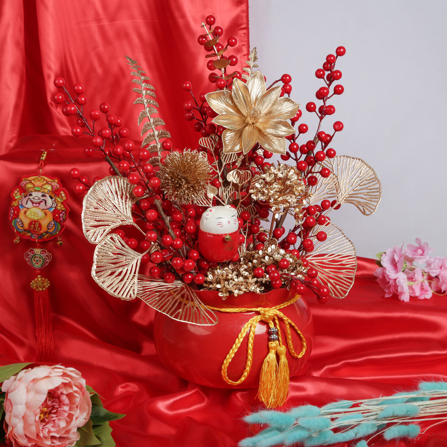 The Good Luck Pot Arrangement Delivery in Singapore - FNP SG