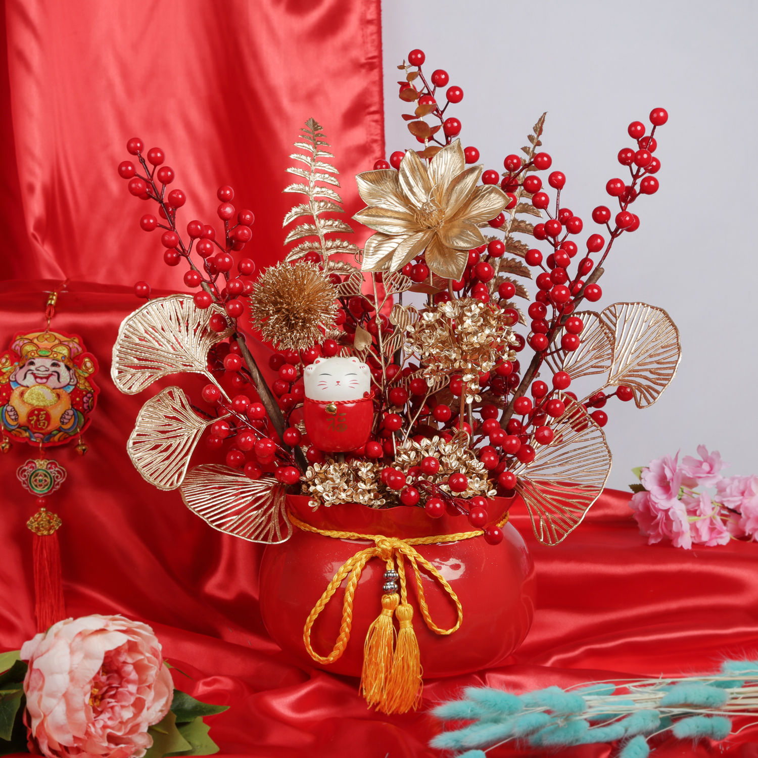 The Good Luck Pot Arrangement Delivery in Singapore - FNP SG