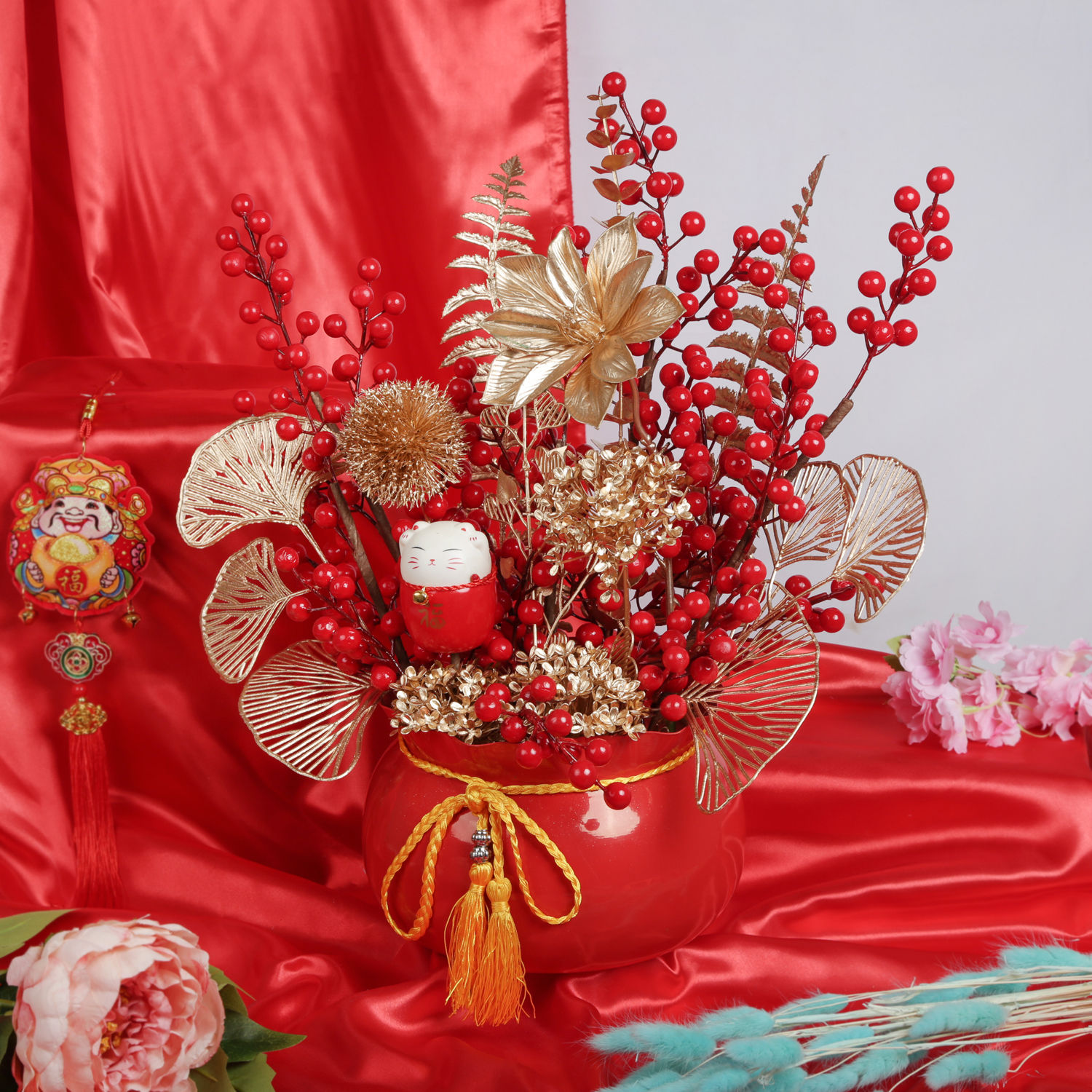 The Good Luck Pot Arrangement Delivery in Singapore - FNP SG