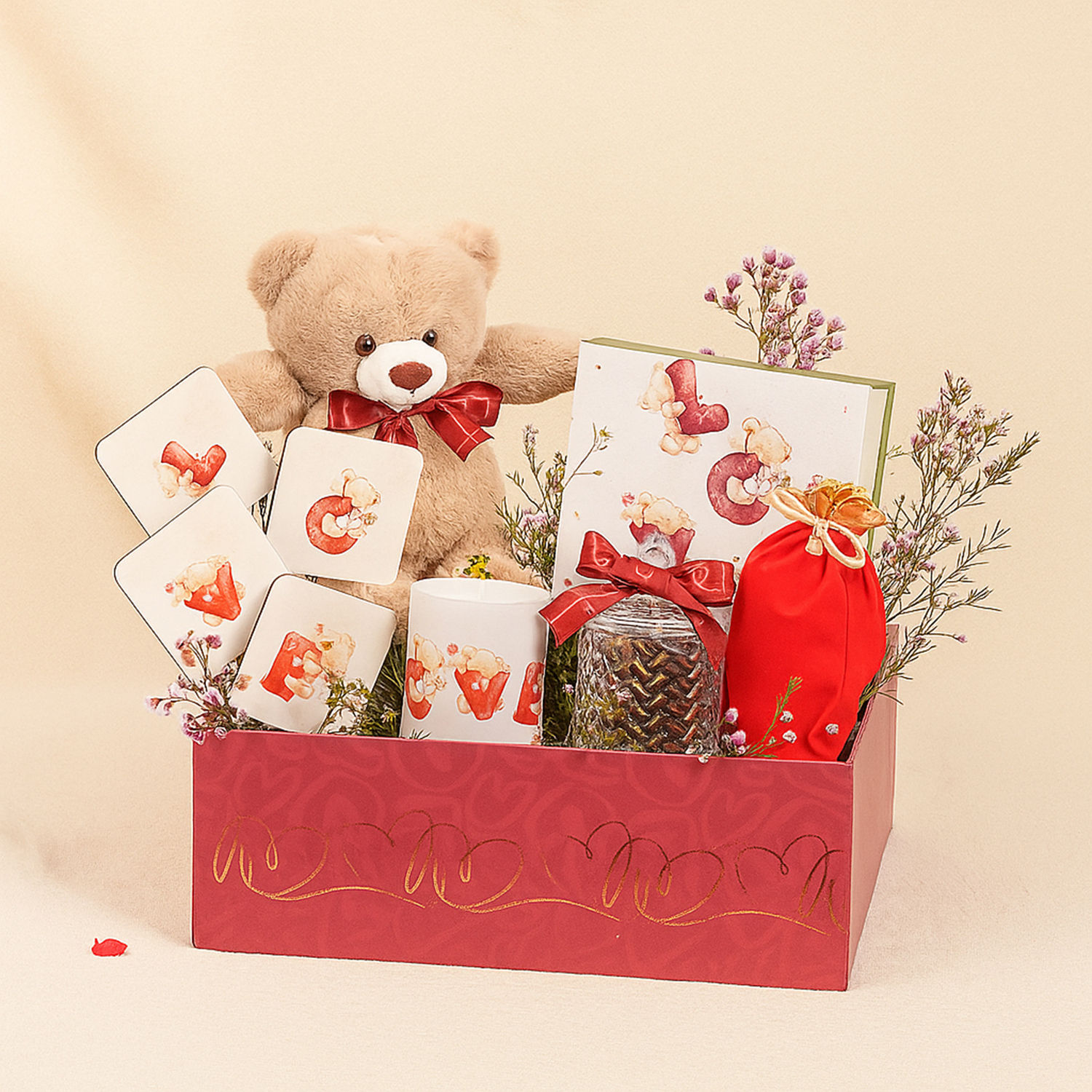 Romantic Delights Valentine Gift Set Delivery in Singapore - FNP SG