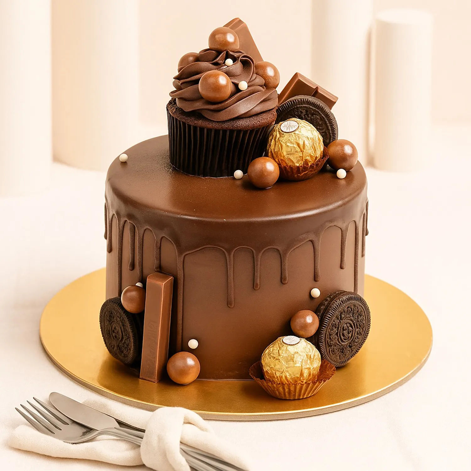 Chocolate Indulgence Cake Delivery in Singapore - FNP SG