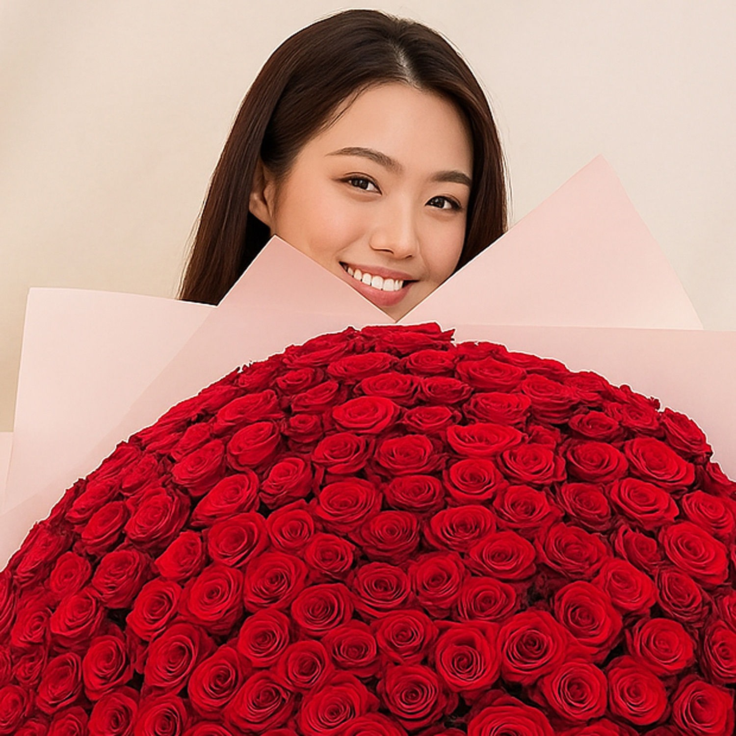 600 Red Roses Bouquet Delivery in Singapore - FNP SG