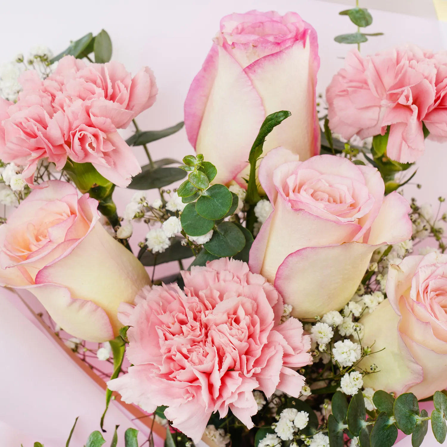 Beautiful Pink Flowers Bouquet Delivery in Singapore - FNP SG