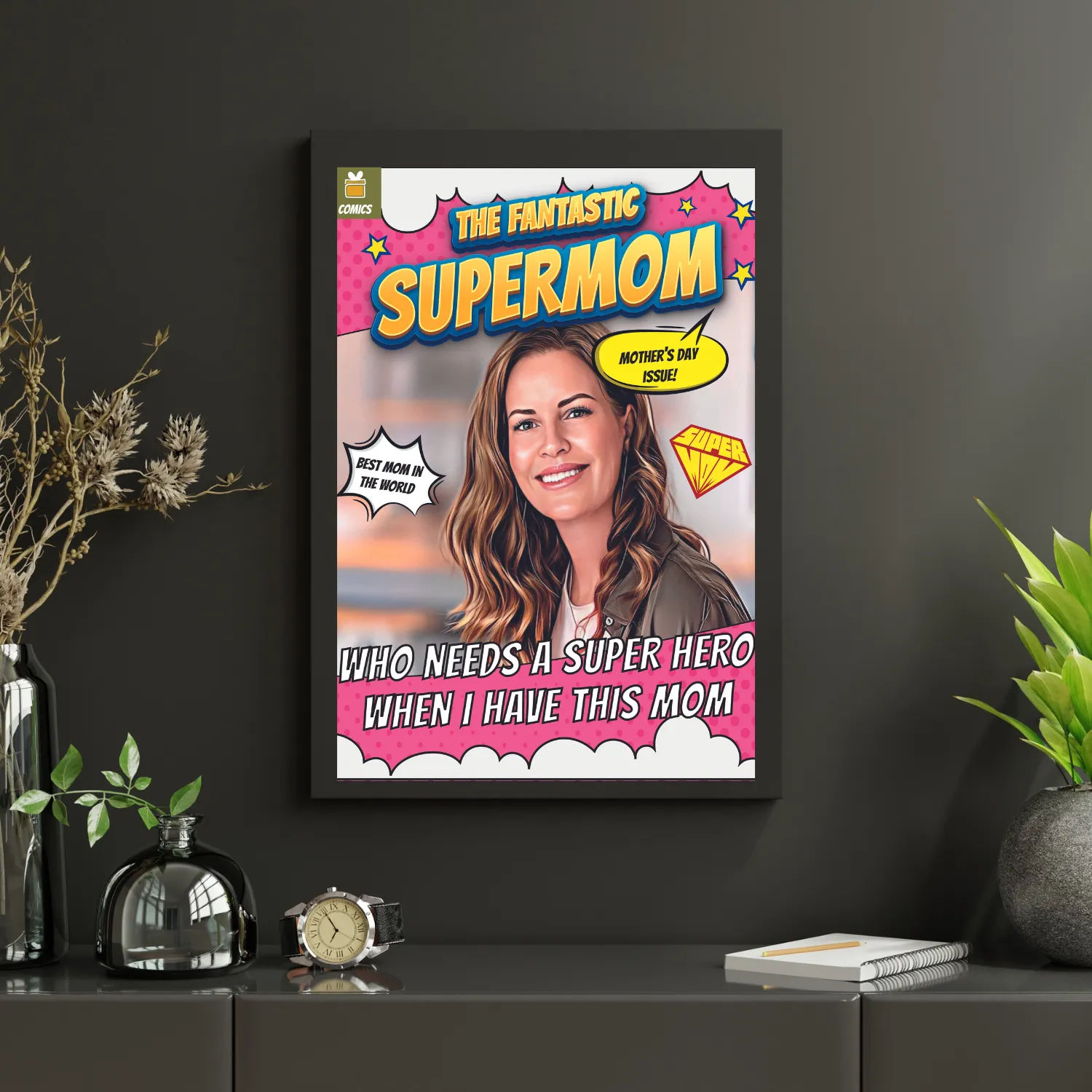 Personalise Your Ghibli Fantastic Super Mom Frame Delivery in Singapore ...