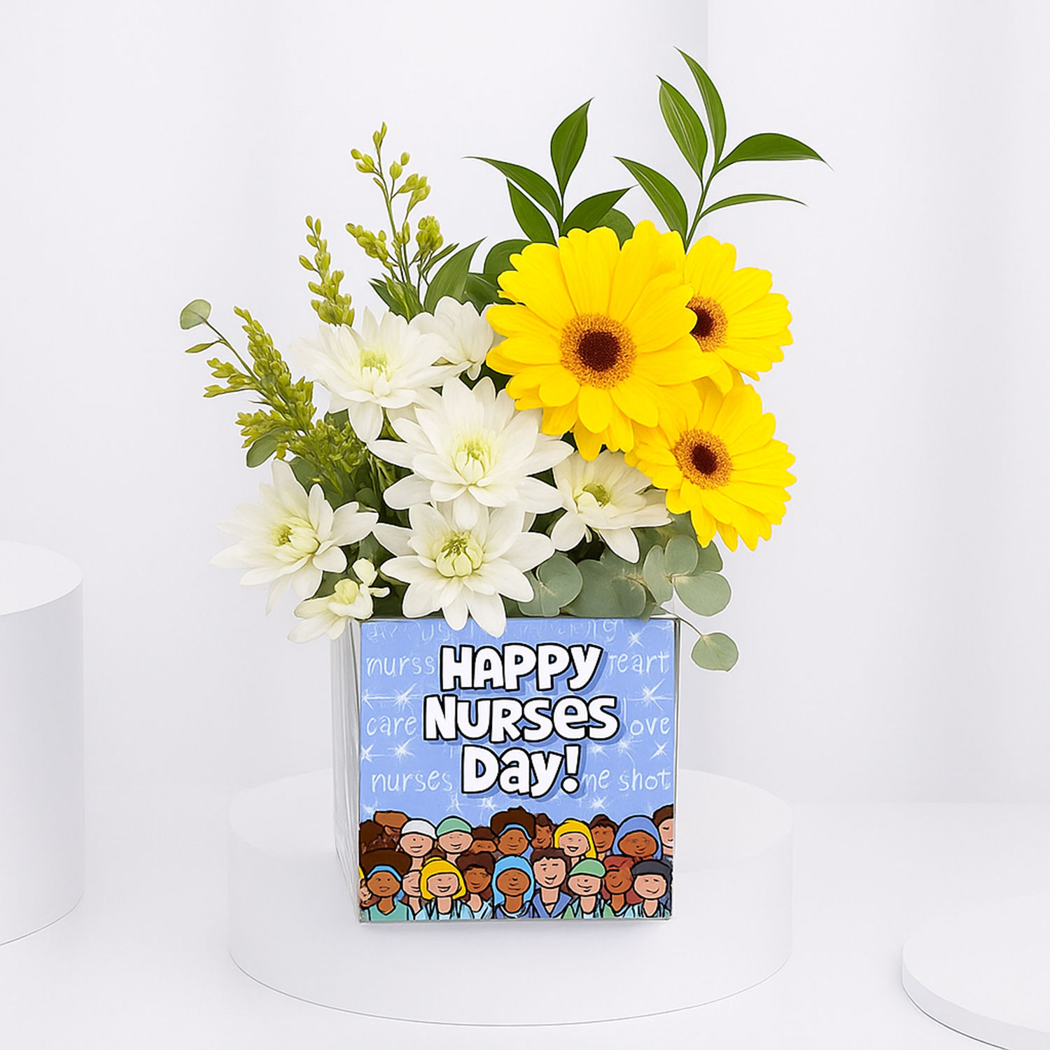 Nurses Day Elegance Flower Vase Delivery in Singapore - FNP SG
