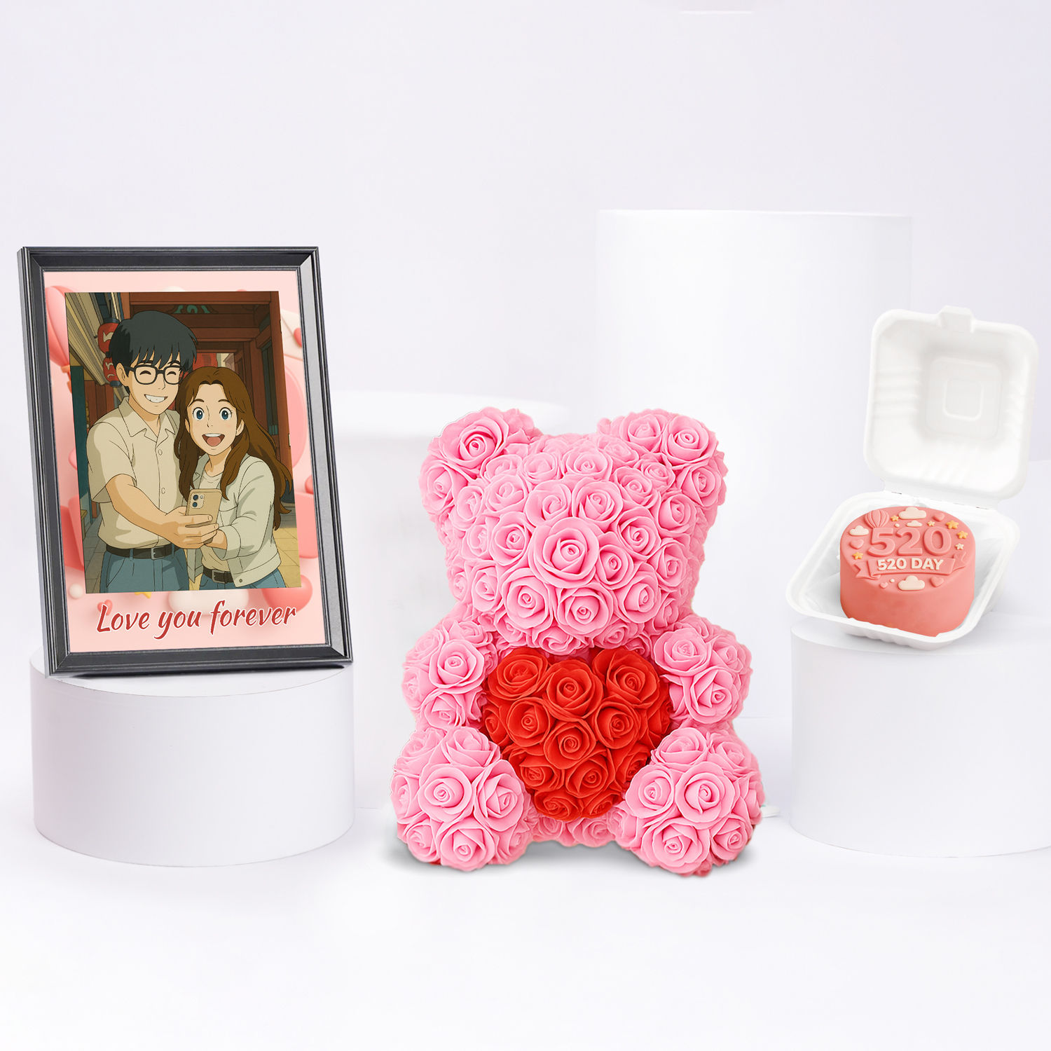 Personalised Ghibli Style Love You Forever Frame Bundle Delivery in Singapore - FNP SG