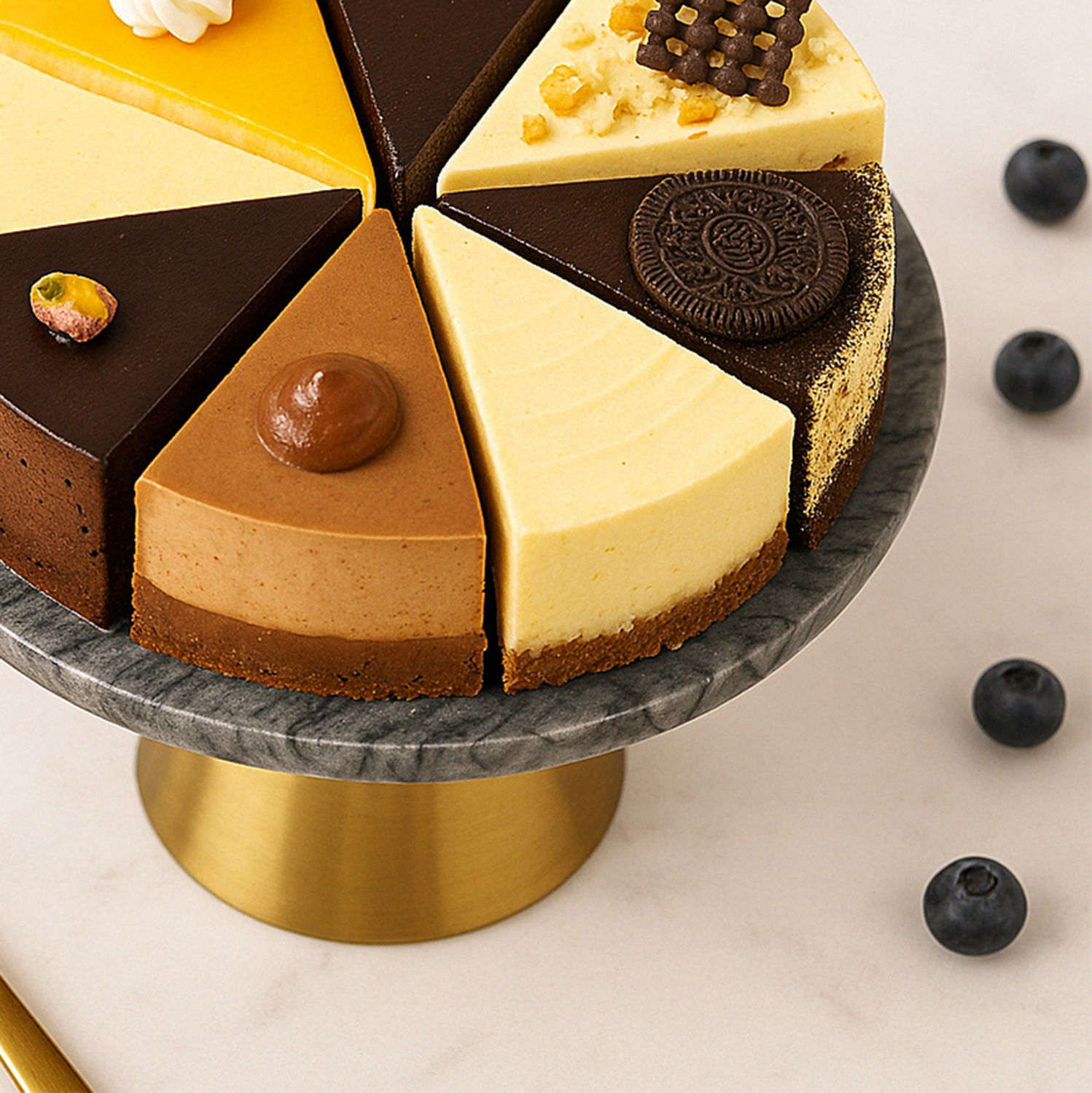Assorted Cake Slices- 8 Pcs Delivery in Singapore - FNP SG