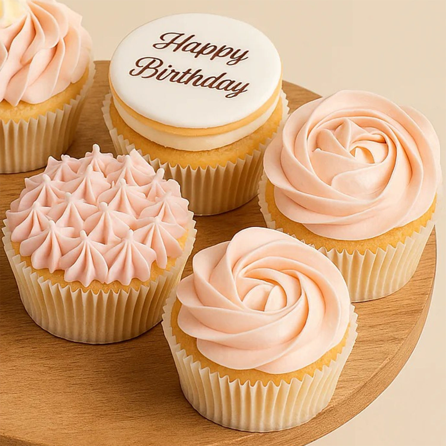 Assorted Happy Birthday Cupcakes Delivery in Singapore - FNP SG