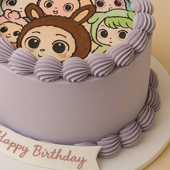 Labubu Collection Birthday Chocolate Cake 1000g Delivery in Singapore ...