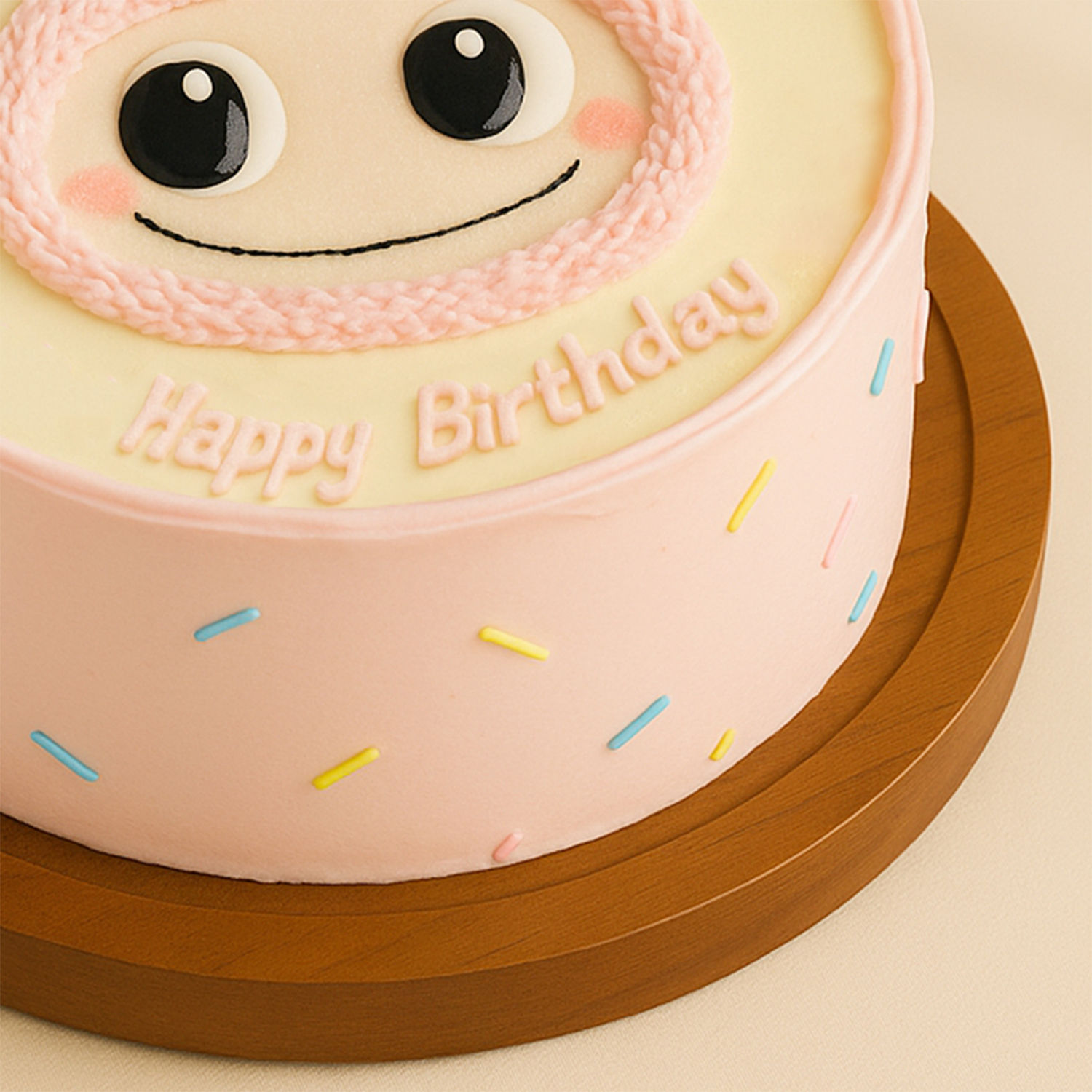 Labubu Exciting Macaron Face Cake 500g Delivery in Singapore - FNP SG