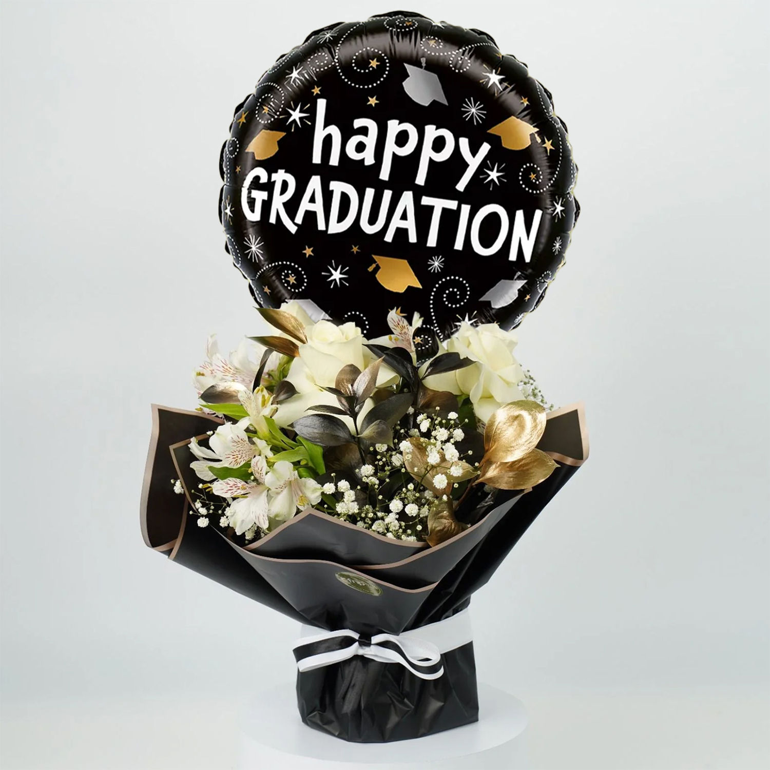 Graduation Flower Bouquet with Balloon Delivery in Singapore - FNP SG