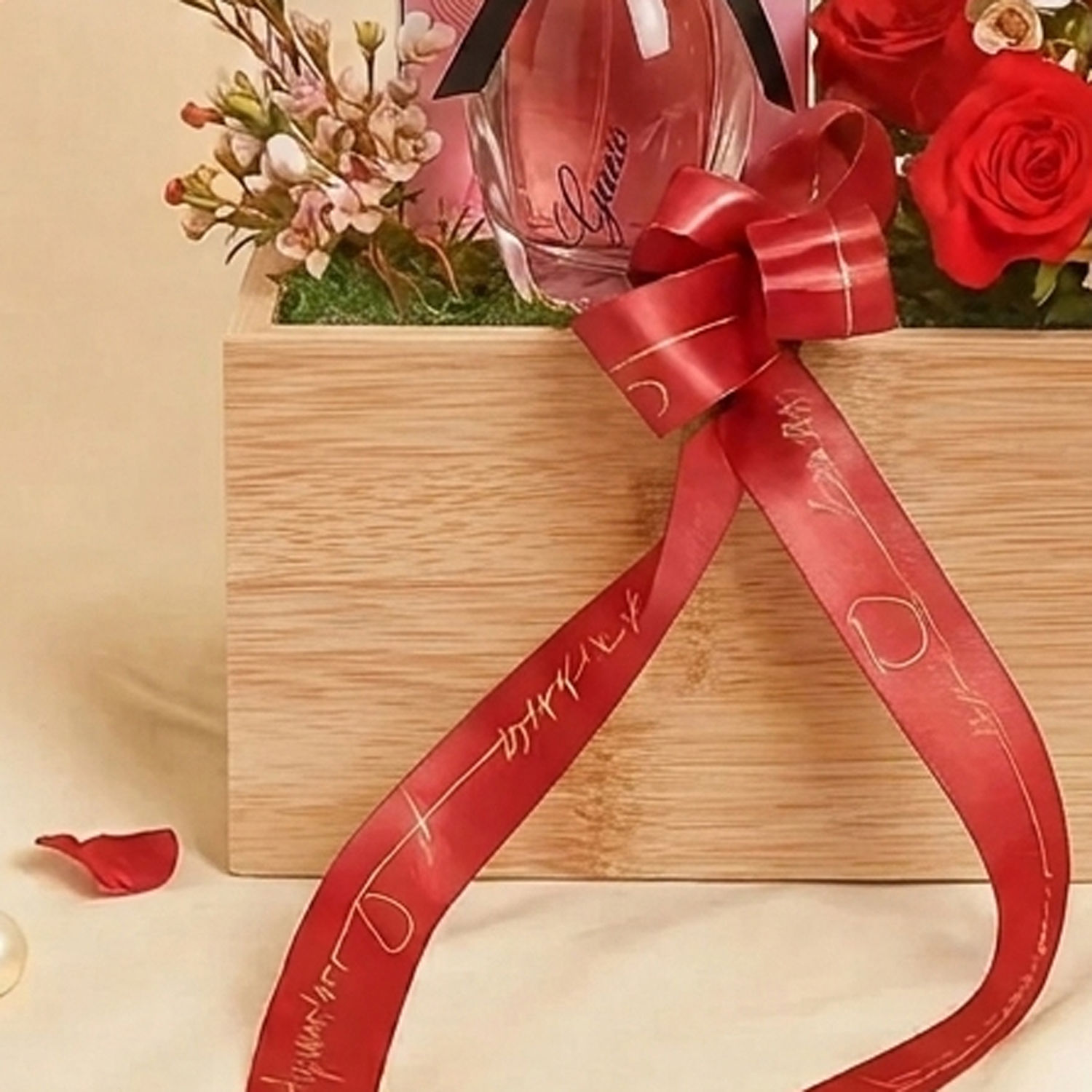 Burberry Touch Perfume and Red Roses Gift Basket Delivery in Singapore ...