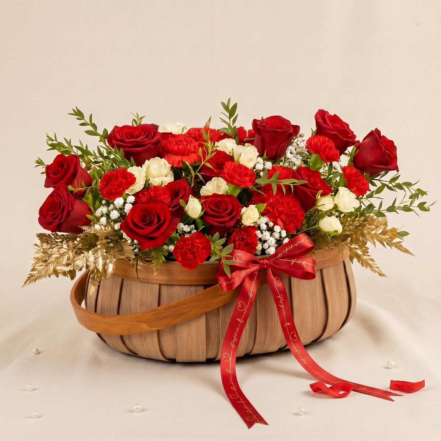 Romantic Rose Basket Delivery in Singapore - FNP SG