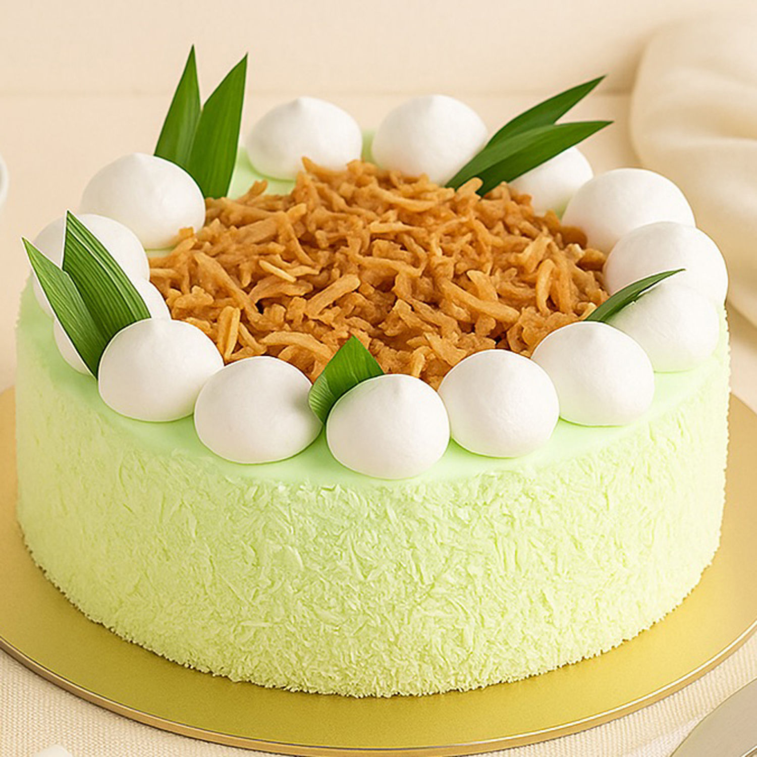 Pandan Ondeh Ondeh Cake 6 inches Delivery in Singapore - FNP SG