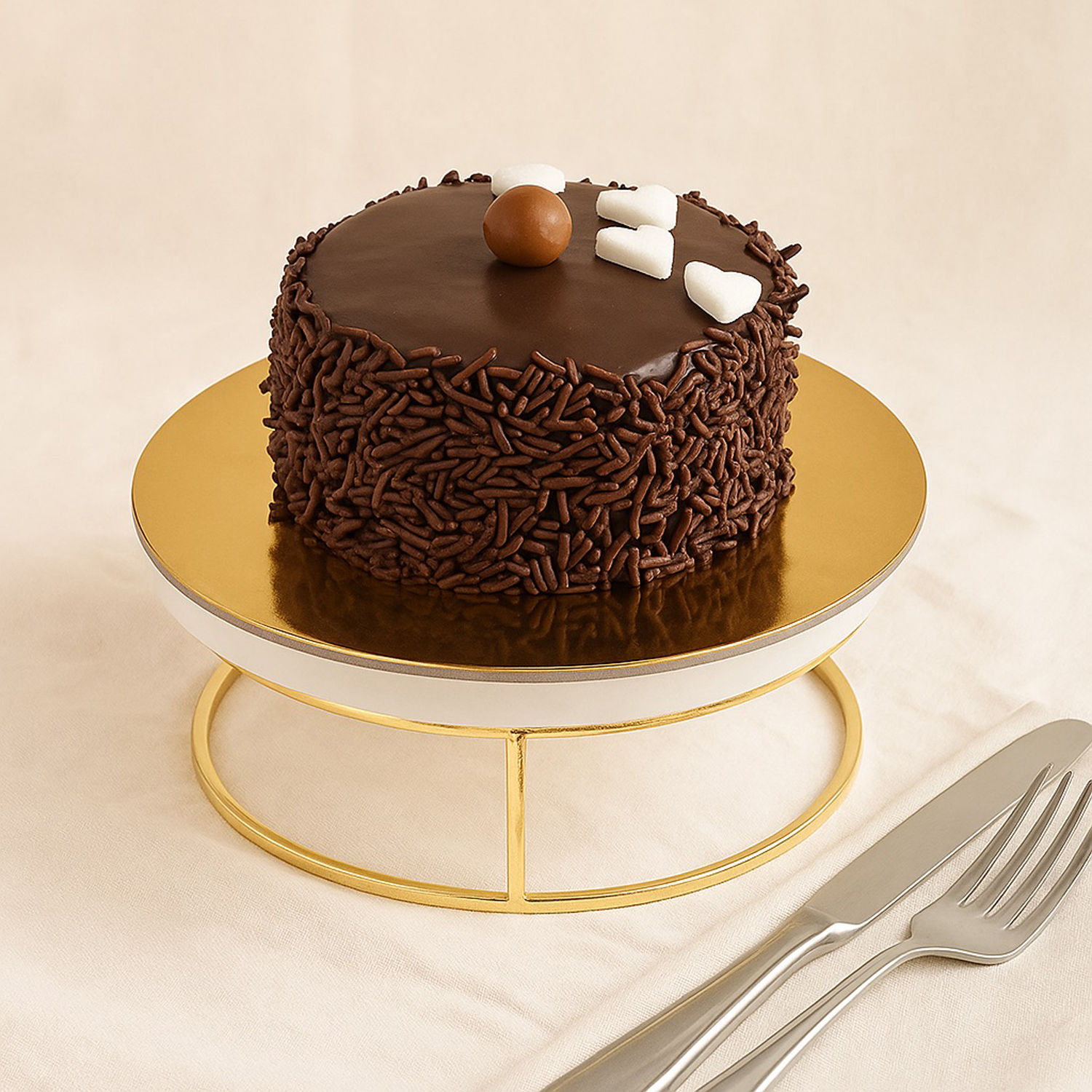 Dark Chocolate Mini Cake 4 inches Delivery in Singapore - FNP SG