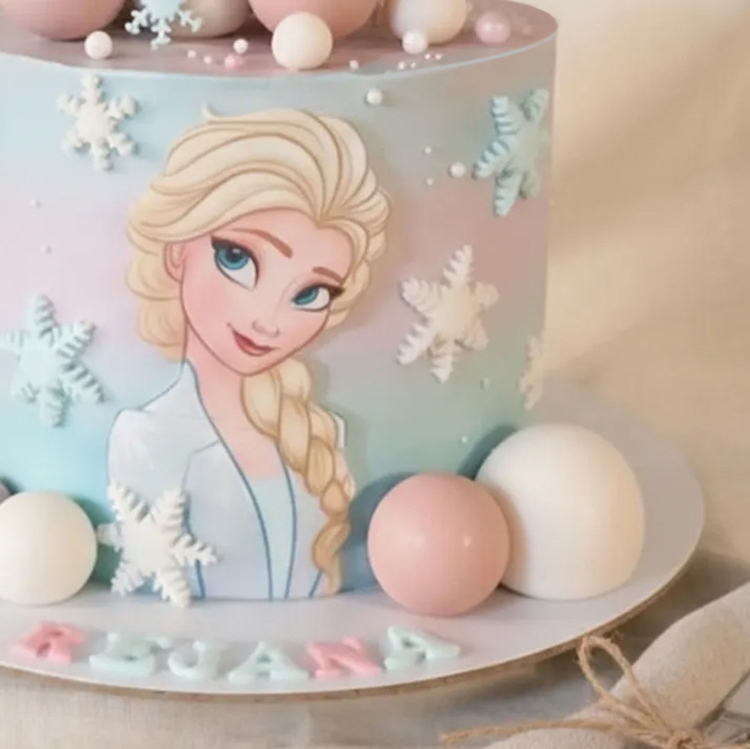 Frozen Princess Theme Birthday Cake Delivery in Singapore - FNP SG