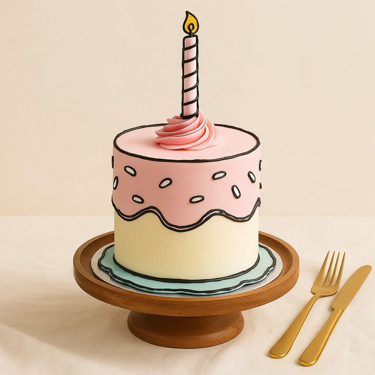 2D Comic Cake Delivery in Singapore - FNP SG
