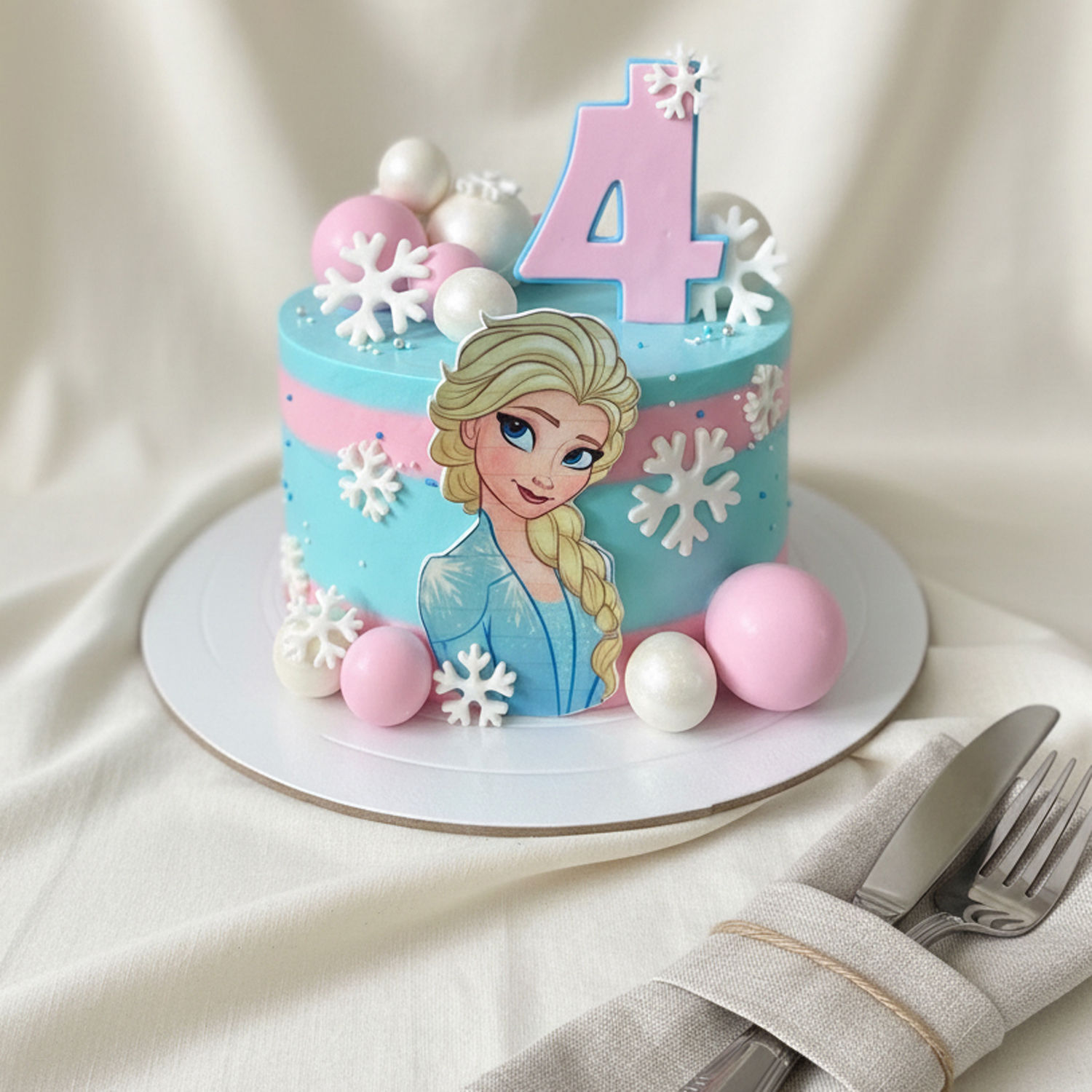 Birthday Frozen Princess Theme Cake Delivery in Singapore - FNP SG
