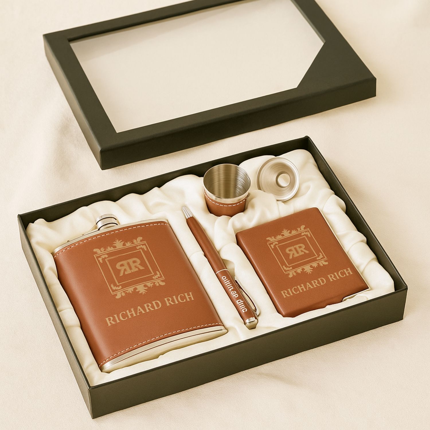 Personalised Hip Flask Set Delivery in Singapore - FNP SG