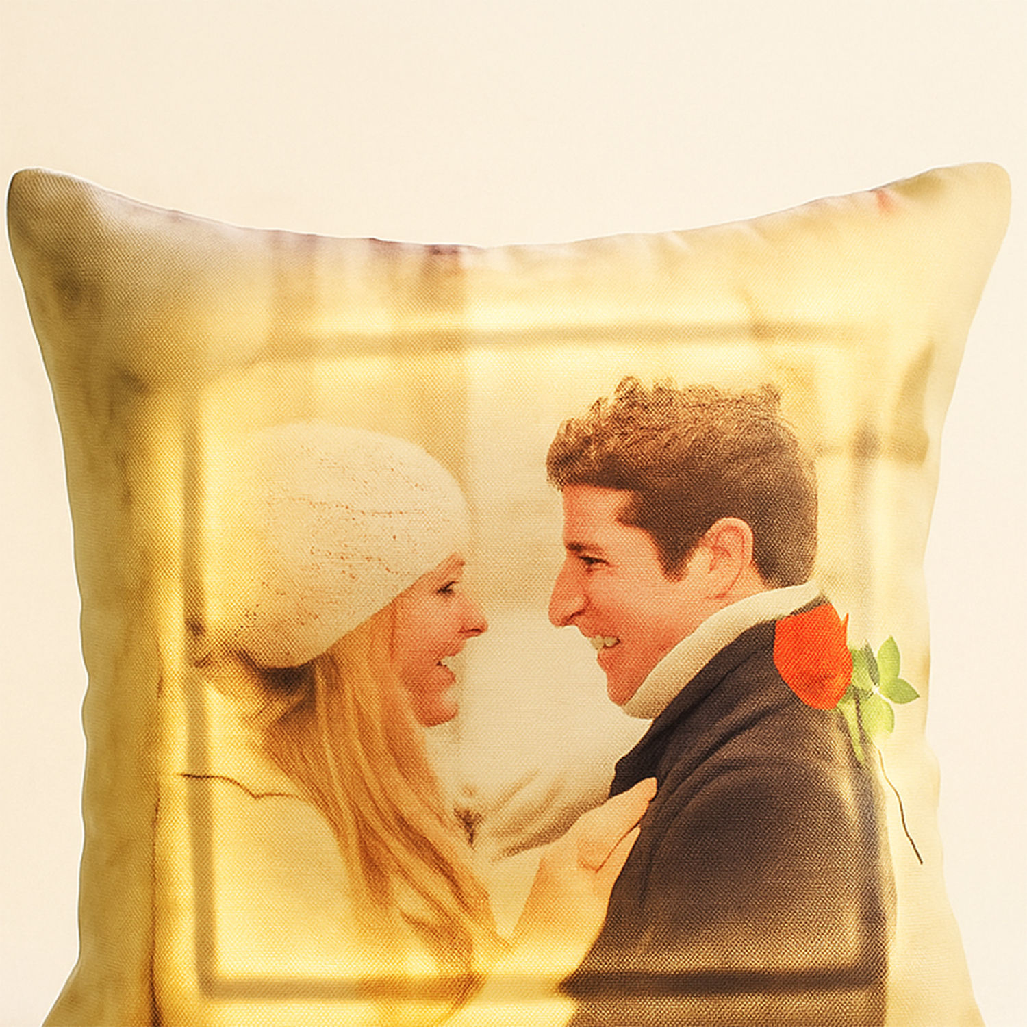 Charming Personalised Led Couple Cushion Delivery in Singapore - FNP SG