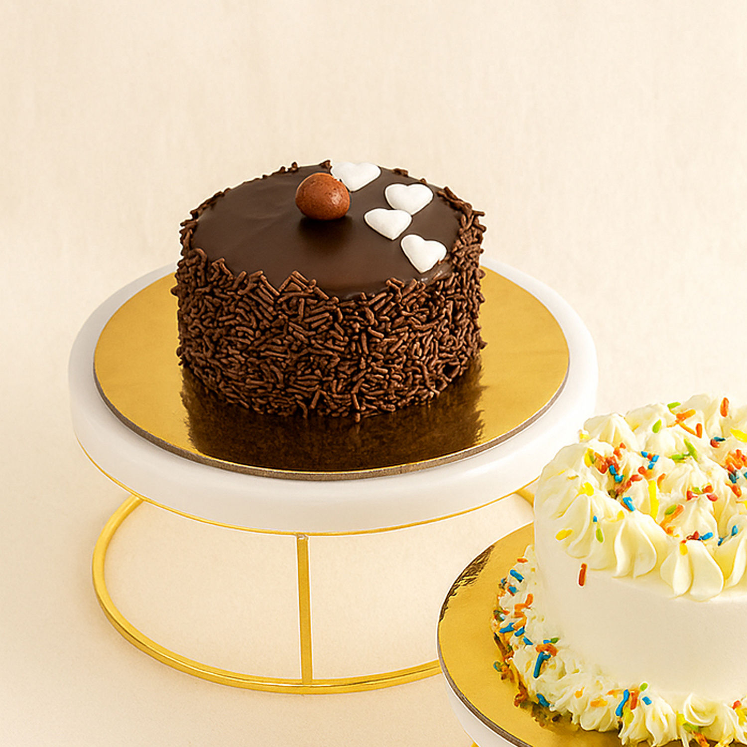 Vanilla & Dark Chocolate Mini Cake Delivery in Singapore - FNP SG