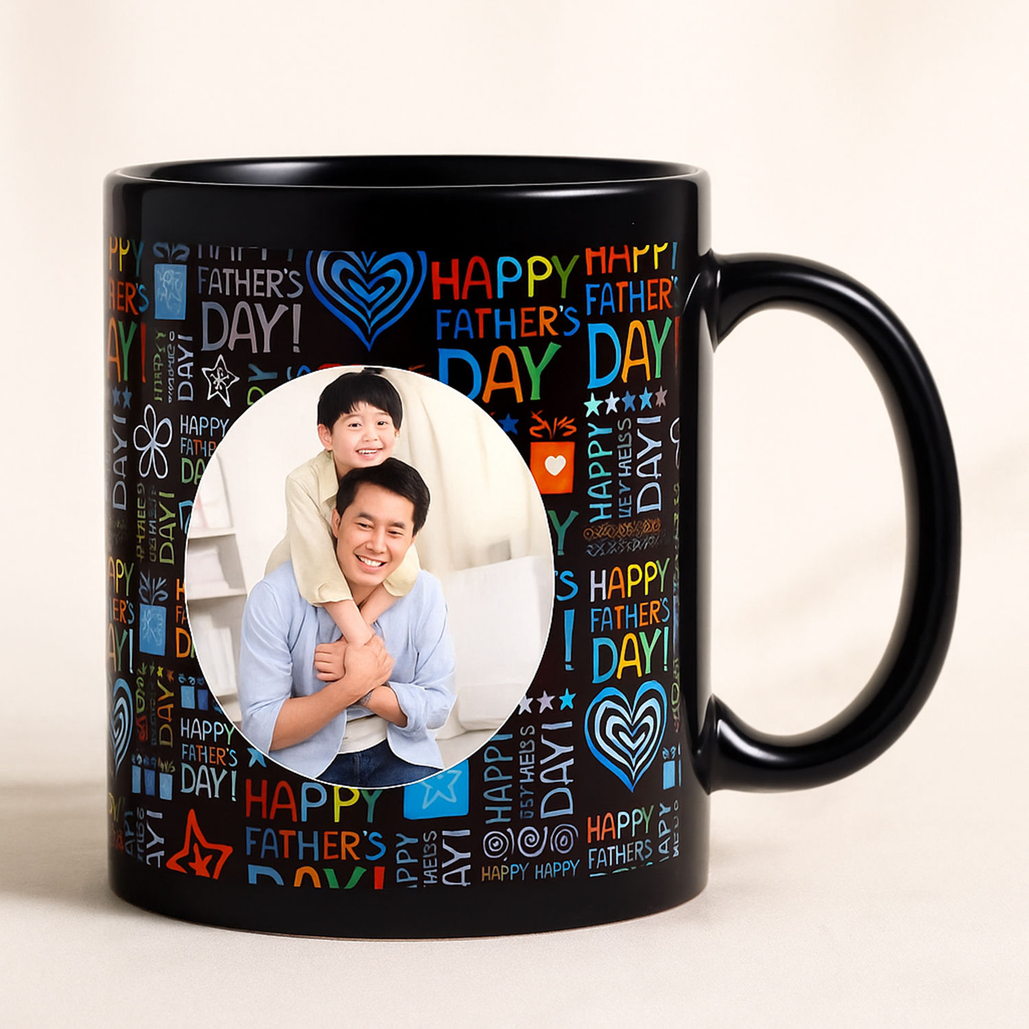 Personalised Black Mug for Dad Fathers Day Gift Delivery in Singapore ...