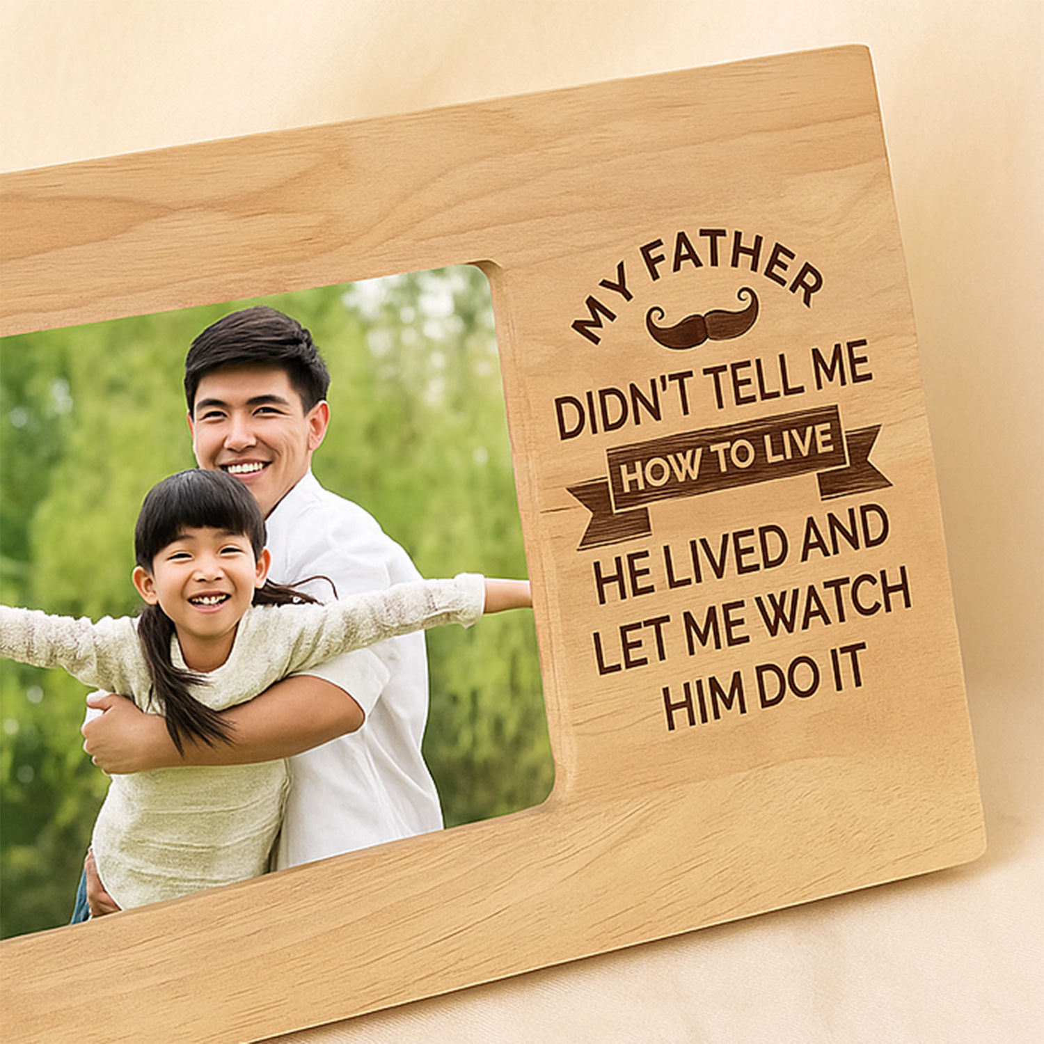 Personalised Photo Frame for Dad – Cherish Your Favourite Memory ...
