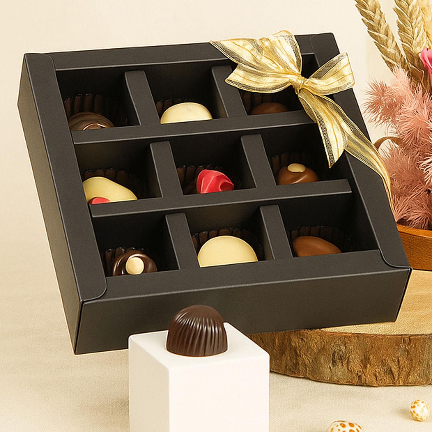 Pink Forever Rose and Assorted Chocolate Box Delivery in Singapore - FNP SG