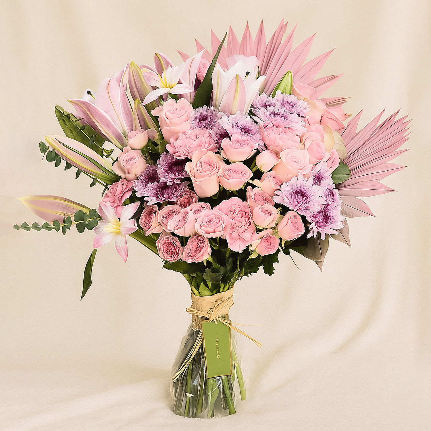 Blushes - Pink Flower Bouquet Delivery in Singapore - FNP SG