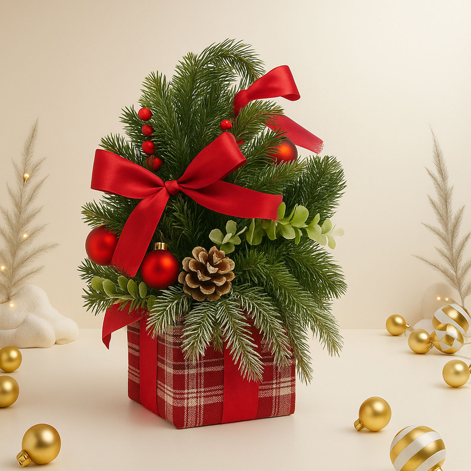 Artificial Mini Christmas Tree Delivery in Singapore - FNP SG