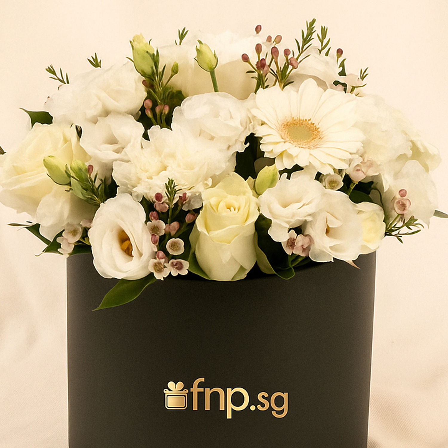 White Flowers Beauty Box Delivery in Singapore - FNP SG