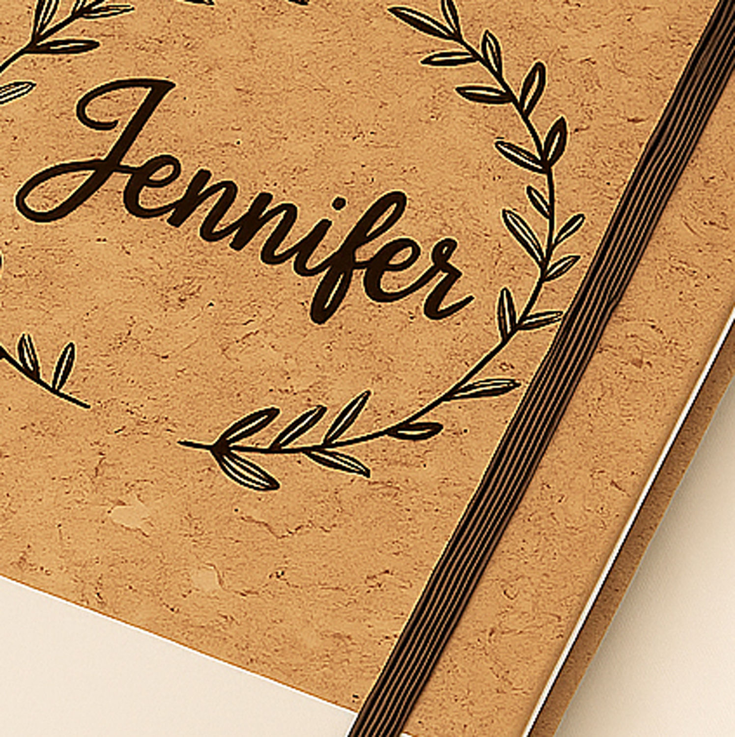 Personalized A 5 Cork Cover Notebook Delivery in Singapore - FNP SG