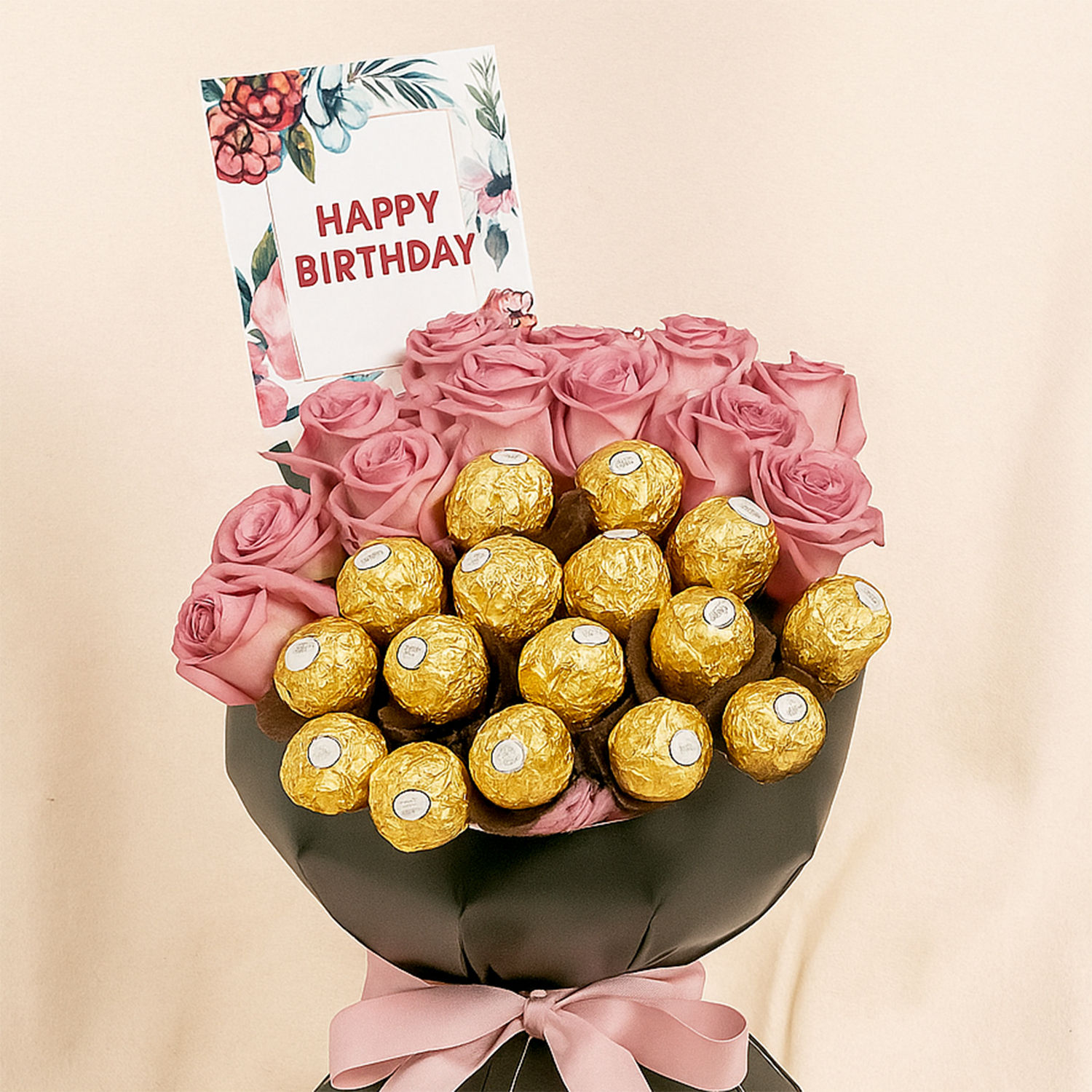 Flowers & Chocolate Birthday Bouquet Delivery in Singapore - FNP SG
