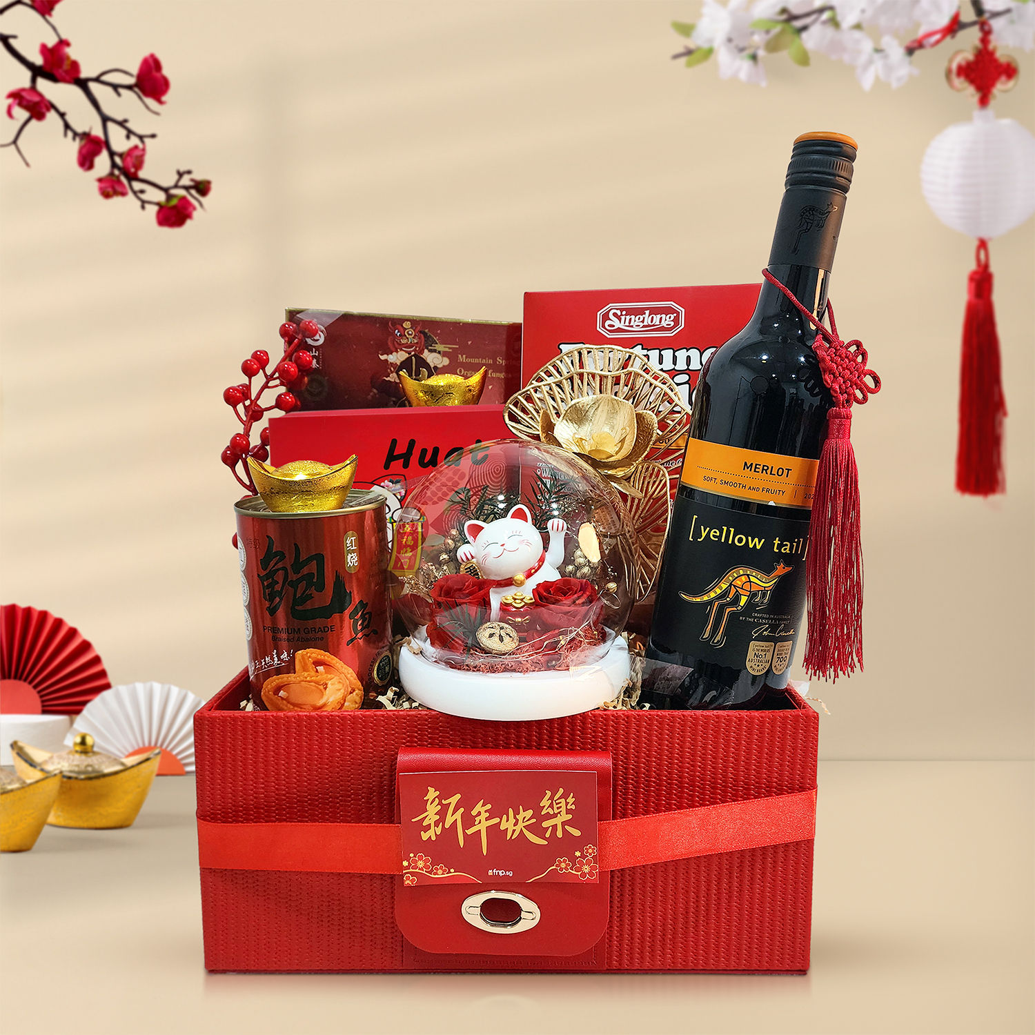 Cat Of Fortune Globe Hamper Delivery in Singapore - FNP SG