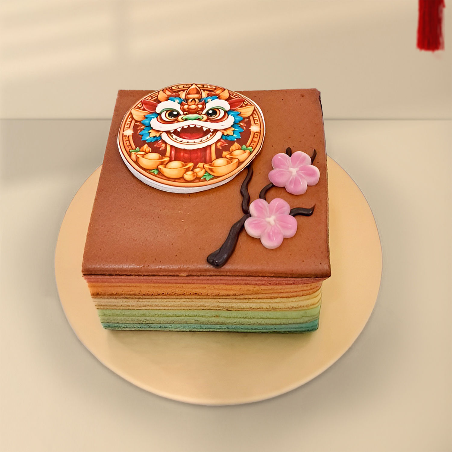 Chinese New Year Rainbow Kueh Lapis Cake Delivery in Singapore - FNP SG
