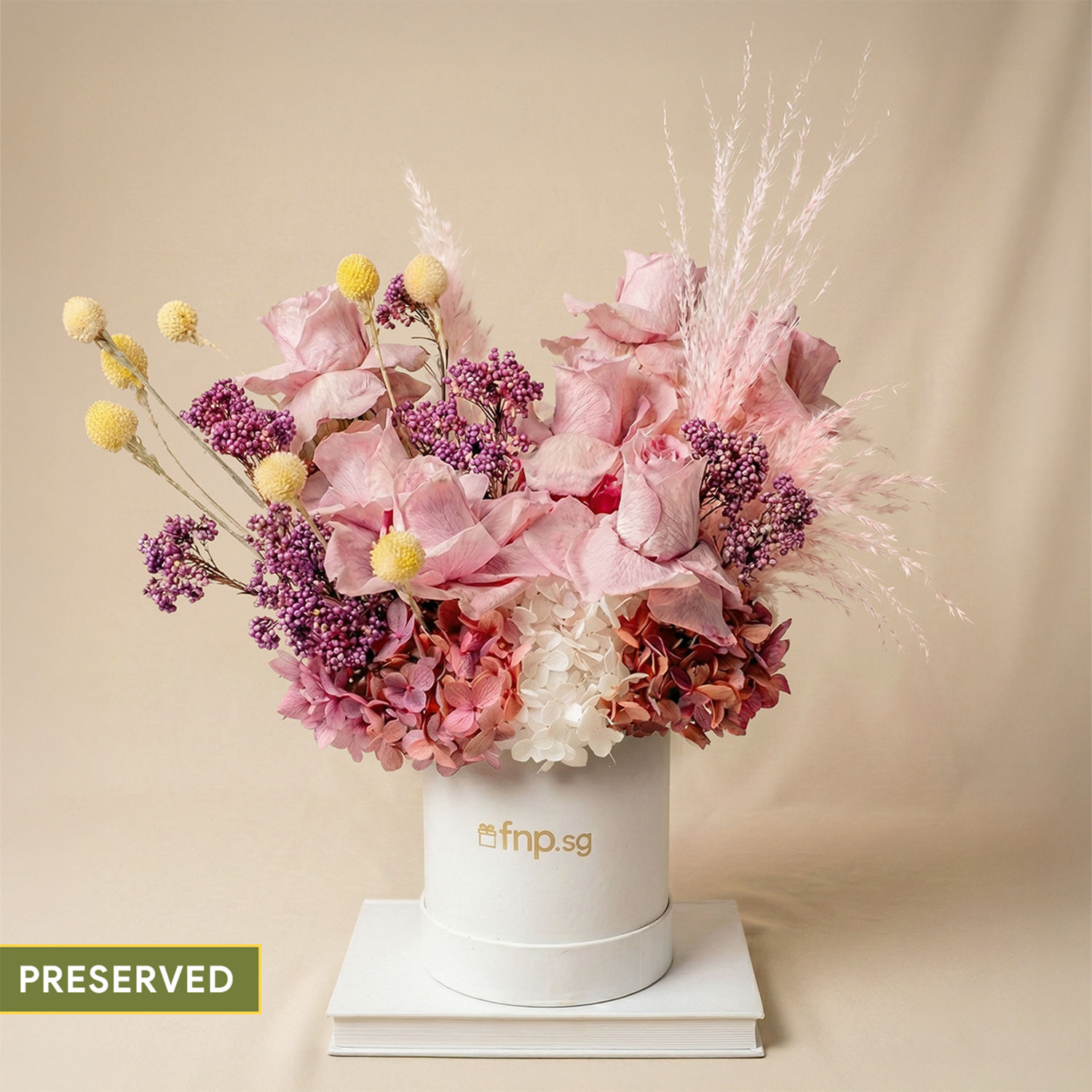 Truly Yours - Preserved Flowers Box Delivery in Singapore - FNP SG
