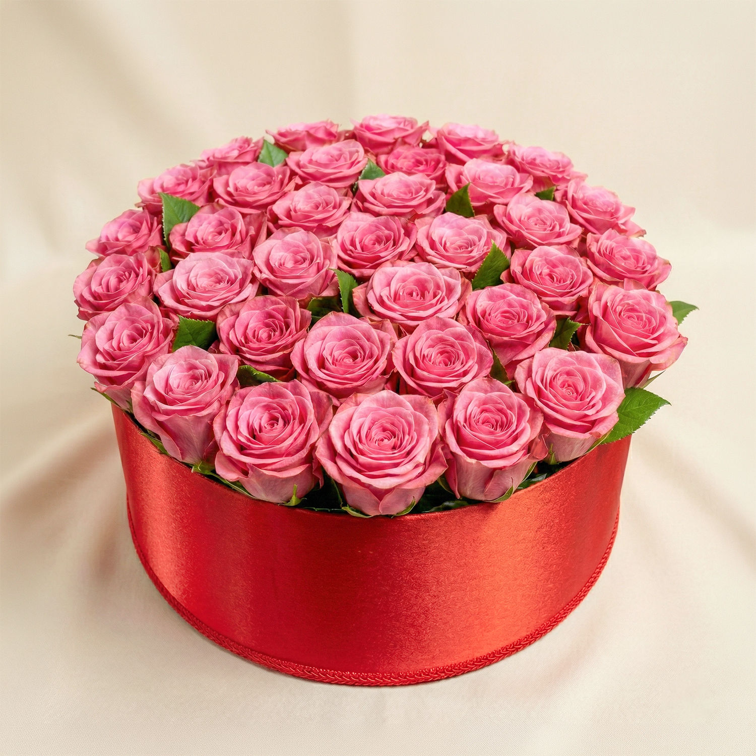 Valentine's Day Pink Rose Box Delivery in Singapore - FNP SG